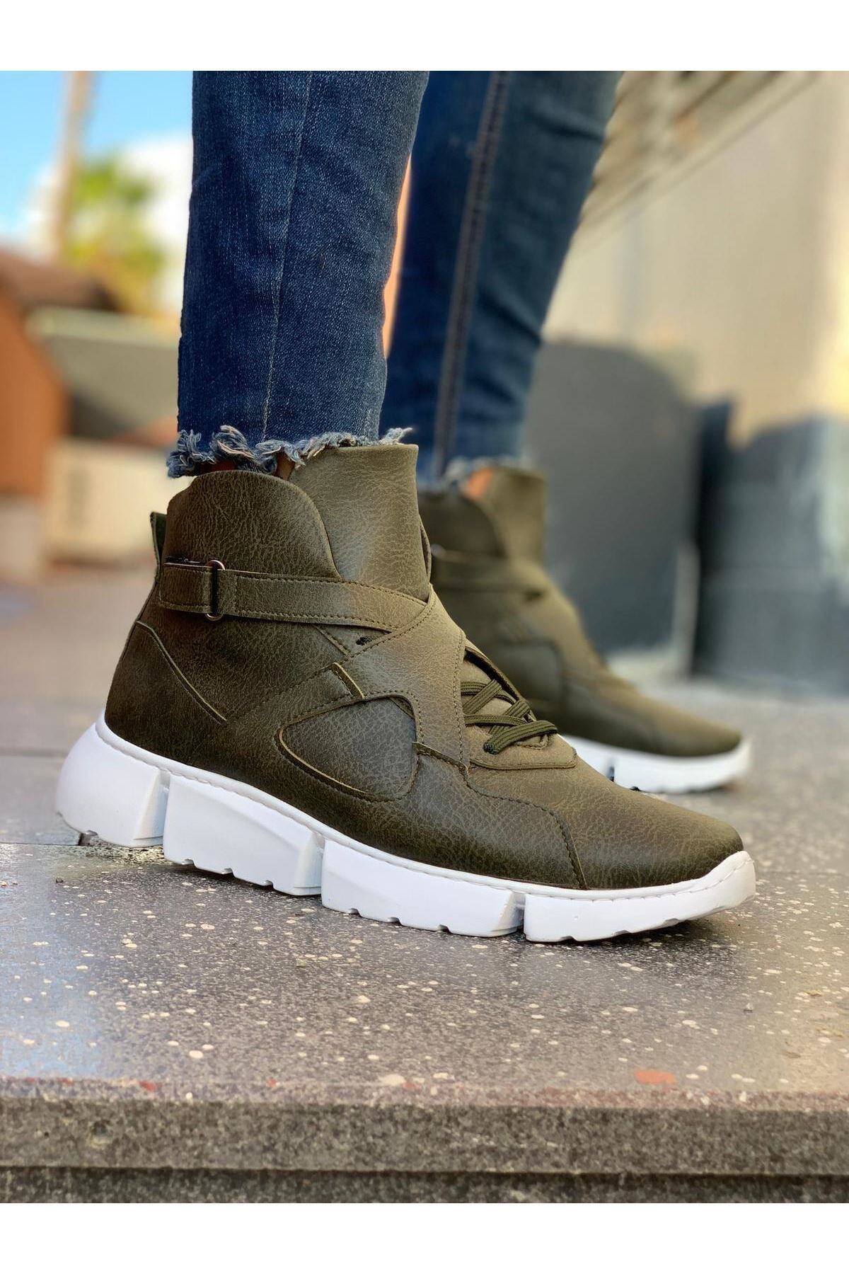 Chekich Erkek Haki Spor Bot Ch081 Bt