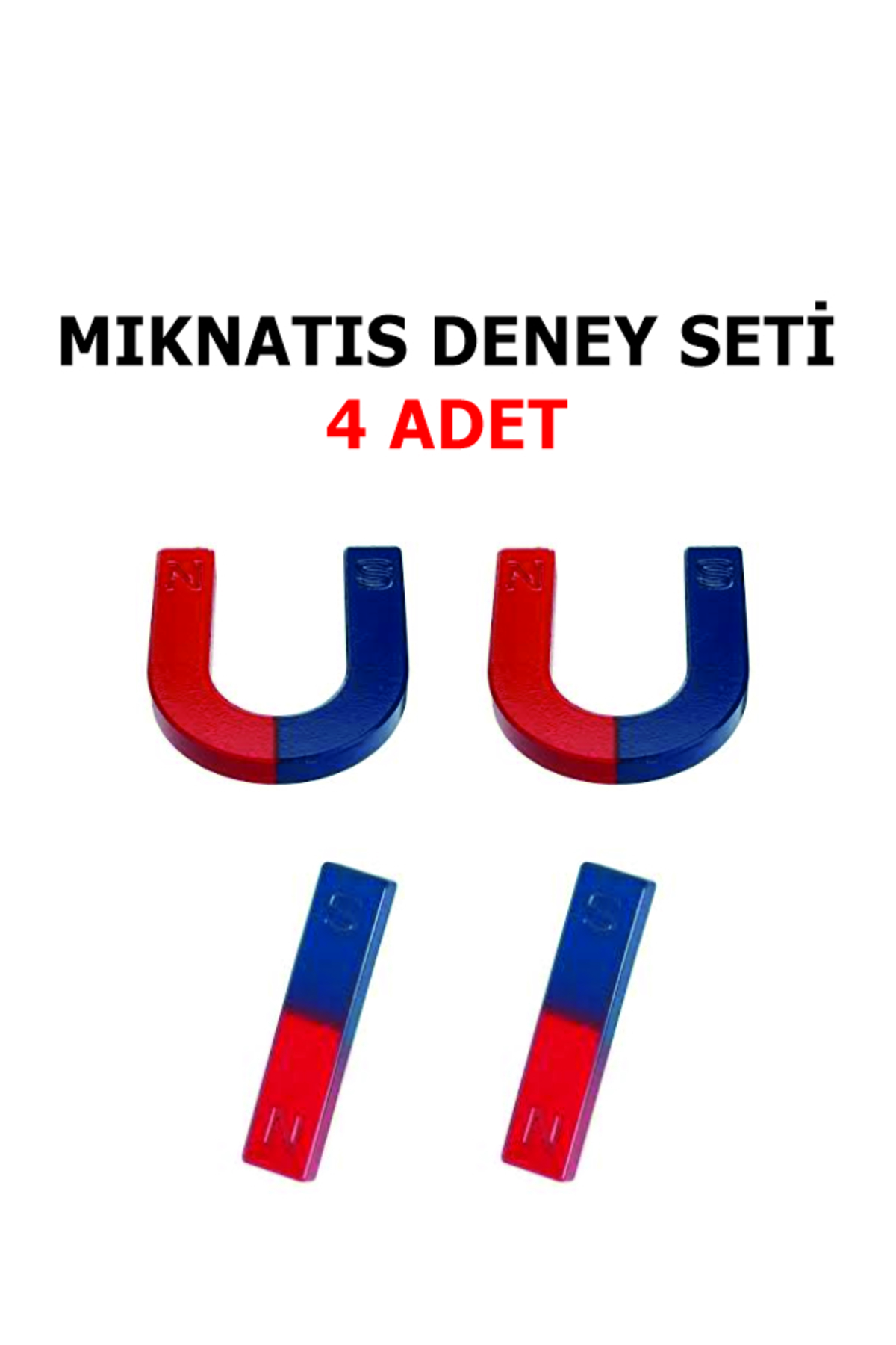 Okul Materyali MIKNATIS DENEY SETİ 6 ADET - Fiyatı, Yorumları