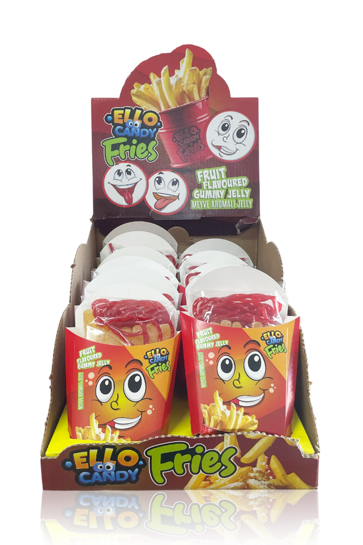 ELLO CANDY Ello Candyy Fries Jelly Patates Jelibon 60gr 12'li - Fiyatı ...