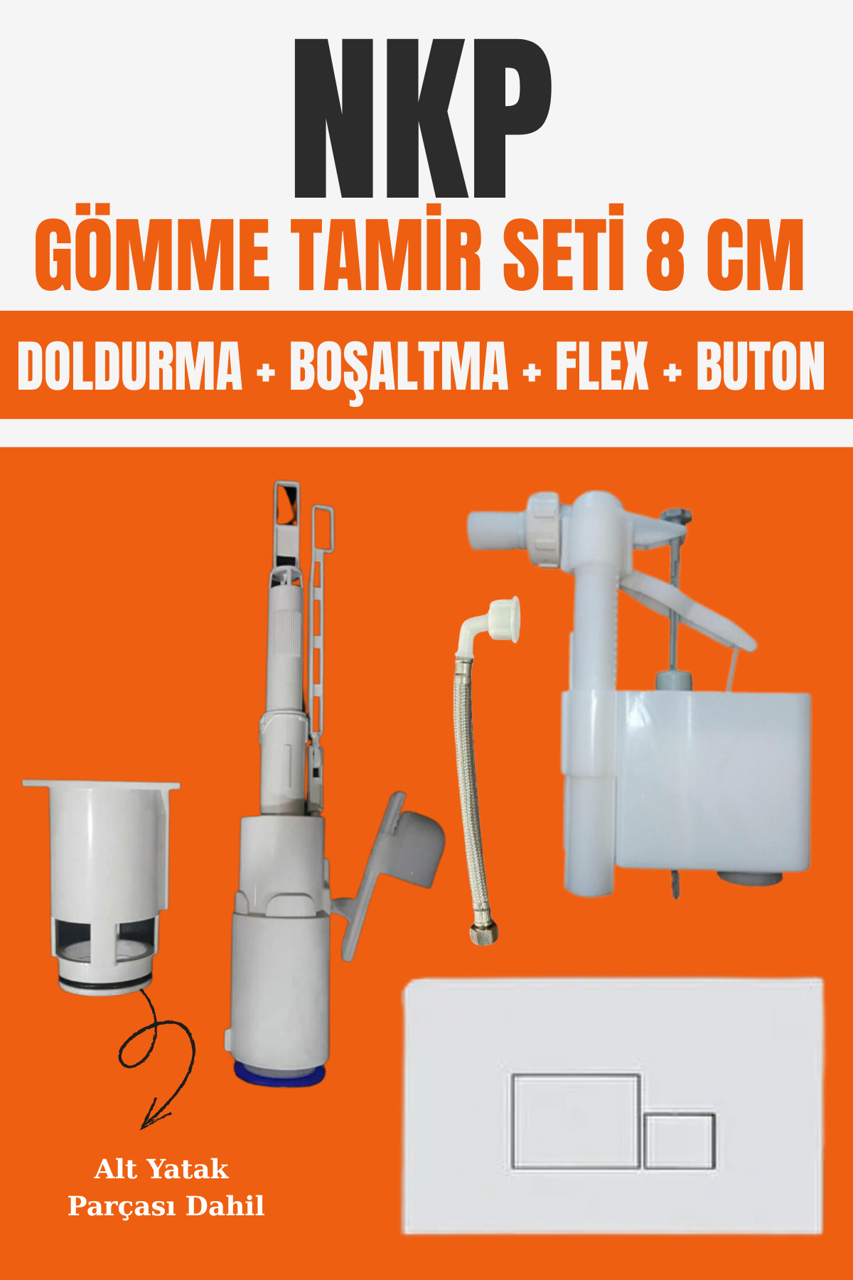 NKP Gömme Rezervuar Full Tamir Seti Yedek Parça - Fiyatı, Yorumları