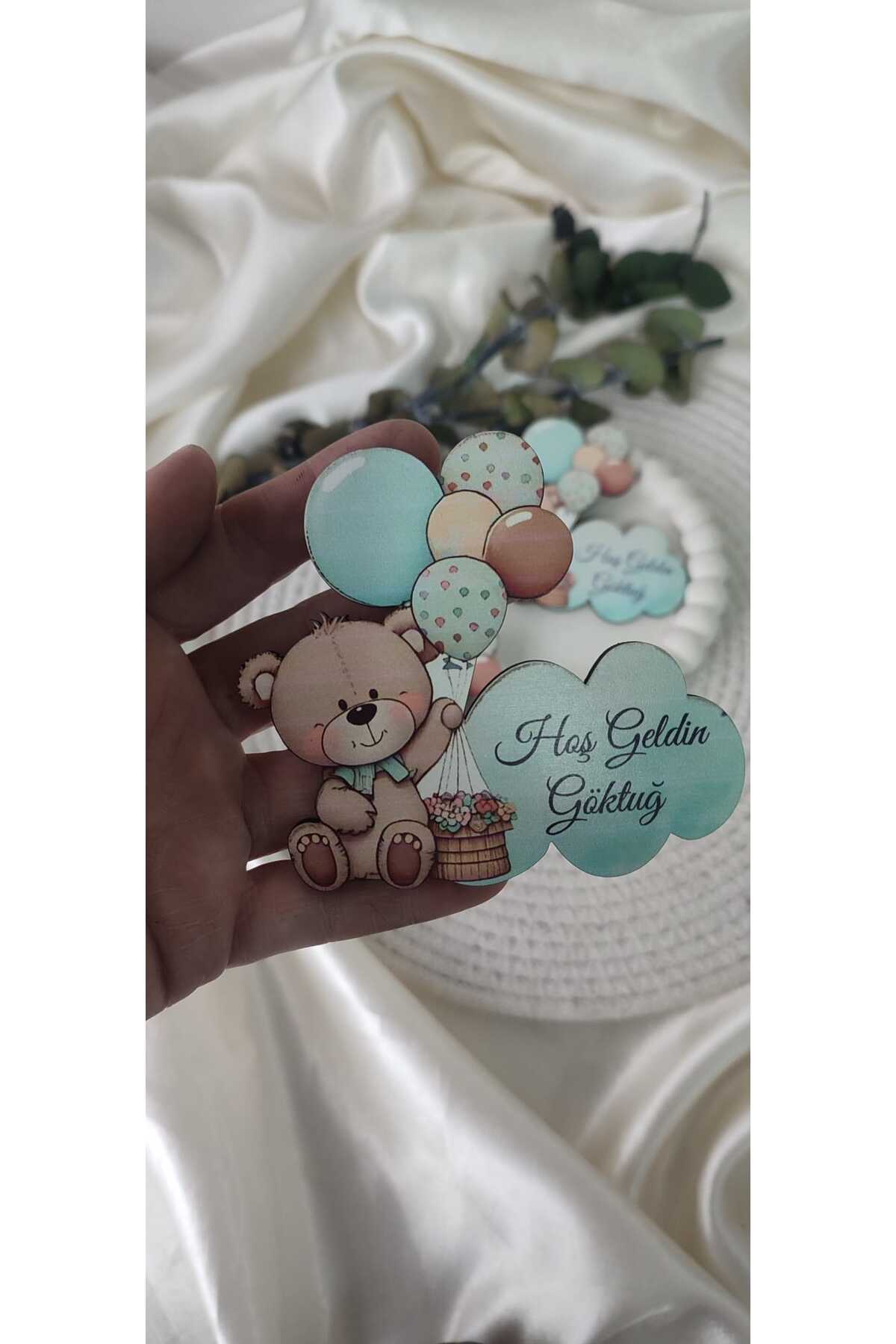 hoby shop Ahşap Ayıcıklı Magnet 20 Adet - Fiyatı, Yorumları