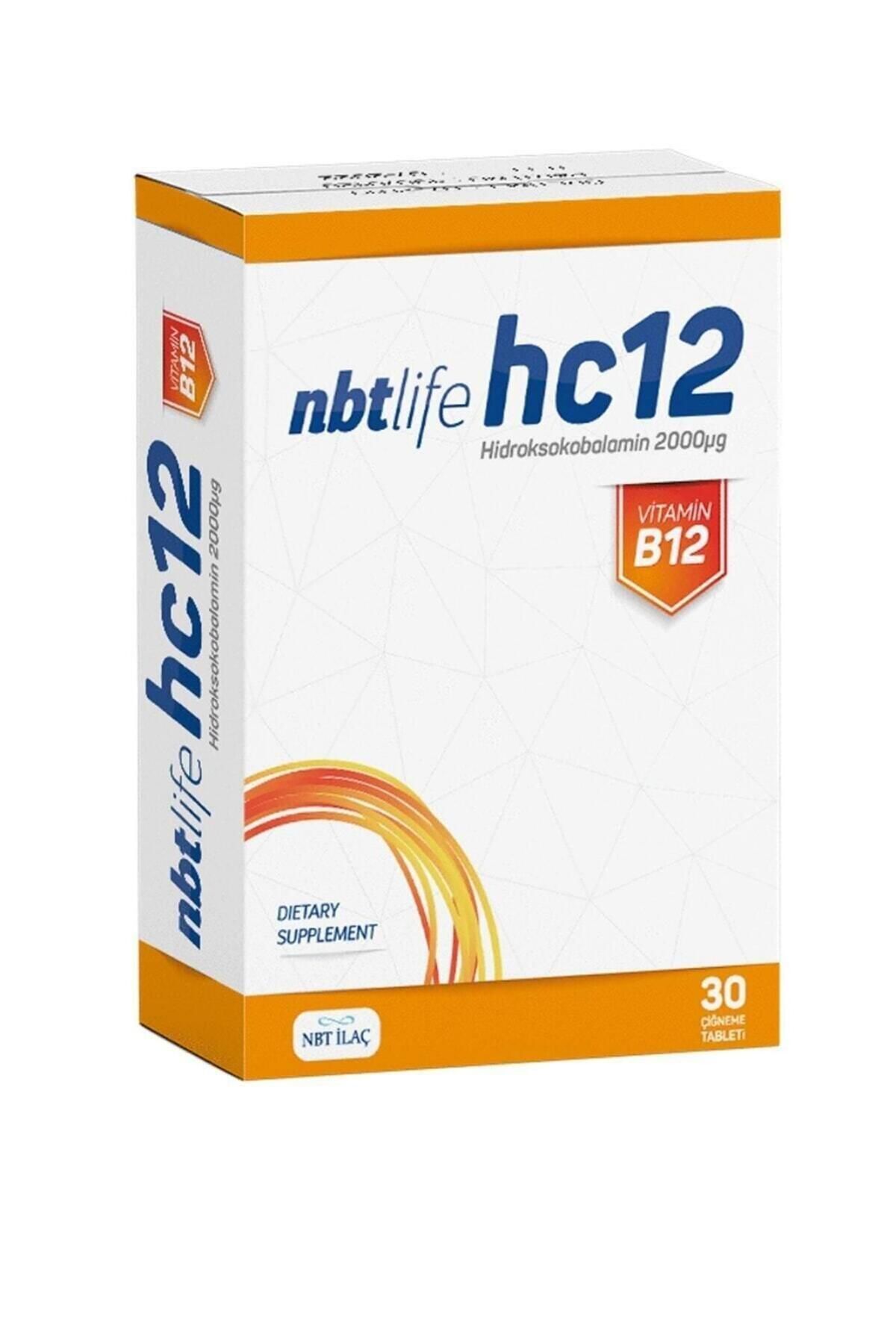 Nbt İlaç Nbt Hc12 Vitamin B12 30 Çiğneme Tableti - OnuAl Fiyat Arşivi