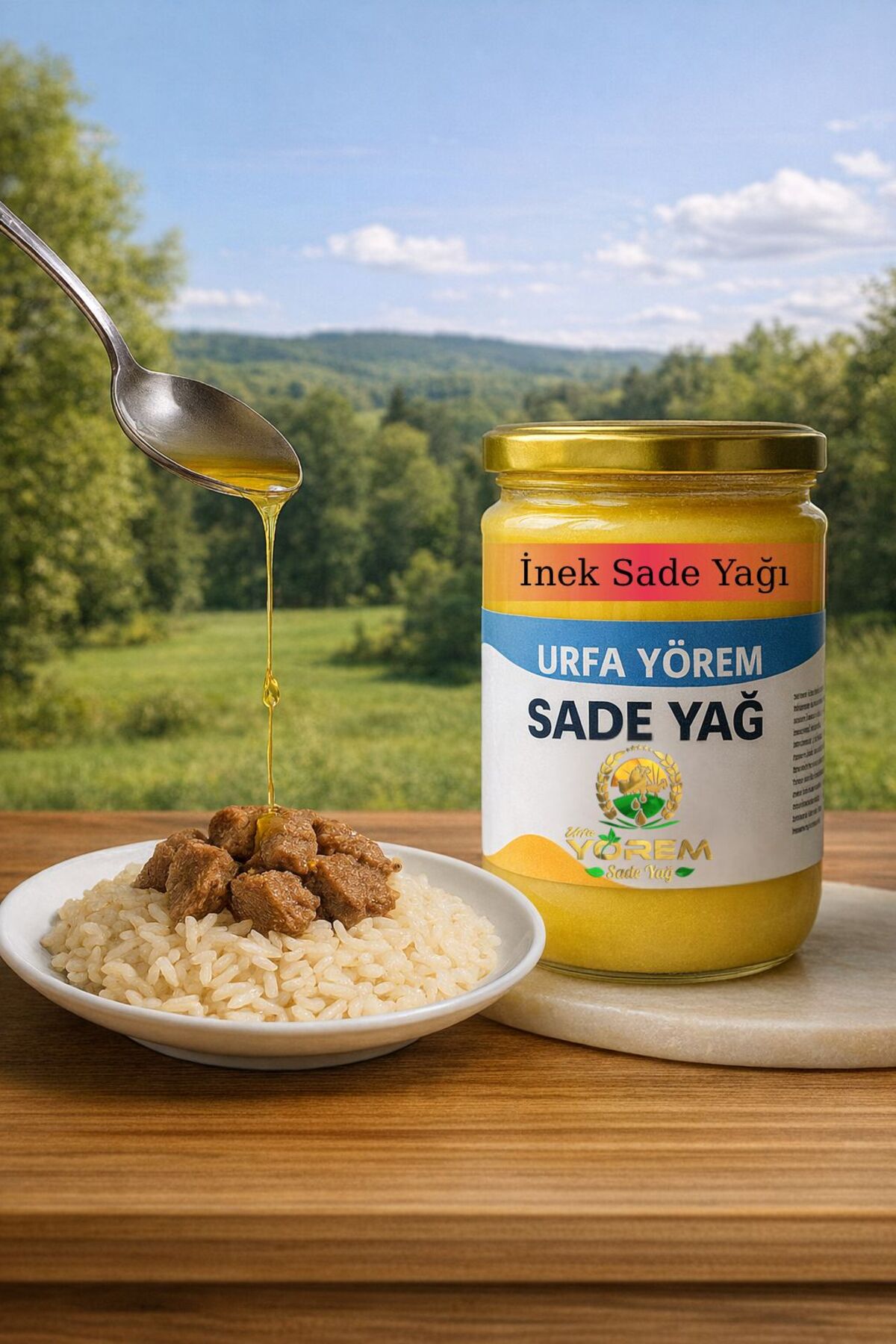 URFA YÖREM İNEK SADE YAĞ (GHEE) SARI YAĞ TEREYAĞI LAKTOZSUZ KAZEİNSİZ ...