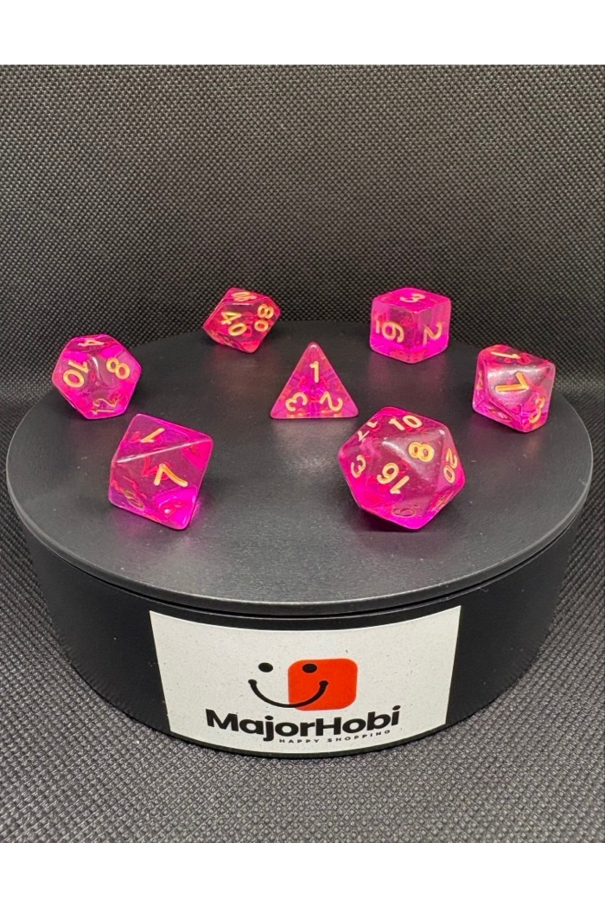 Major Hobi DND FRP 7’li Zar Seti – Şeffaf Fuşya | Dungeons & Dragons ...