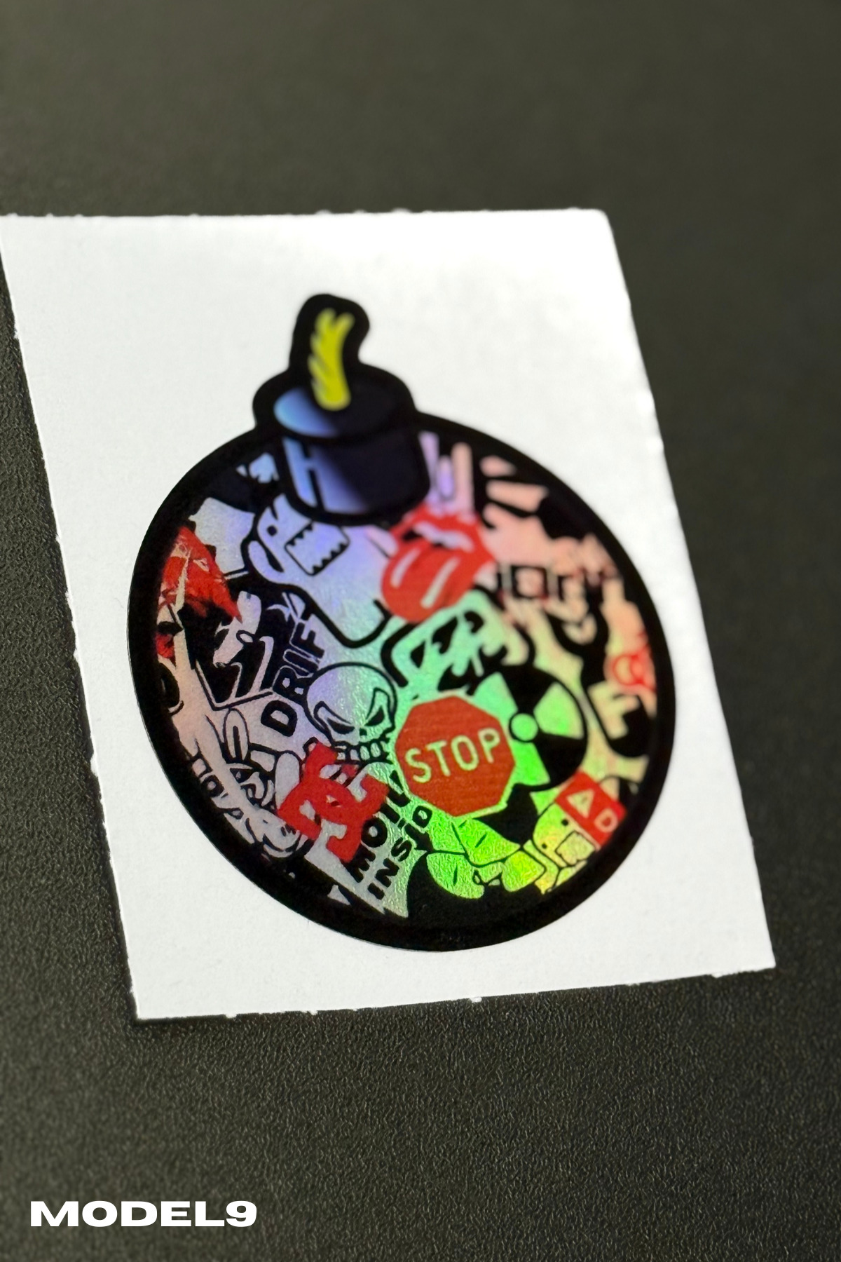 Banxtre Motor-Araba-Laptop için Hologramlı Hella Bomba Sticker (6 ...