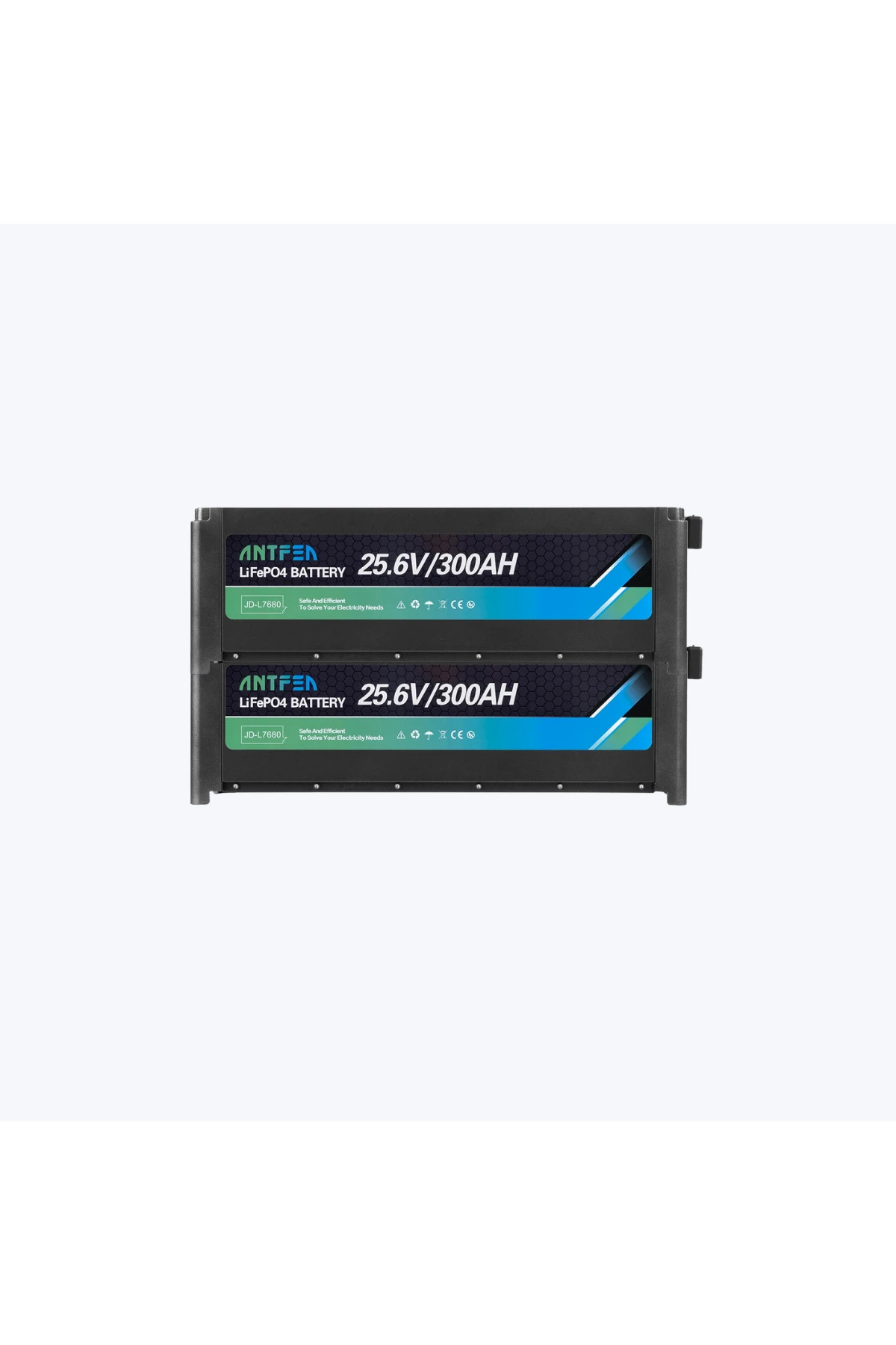 Antfea L7680 25.6V 300Ah İstiflenebilir Lityum Akü LiFePo4 2 ADET ...
