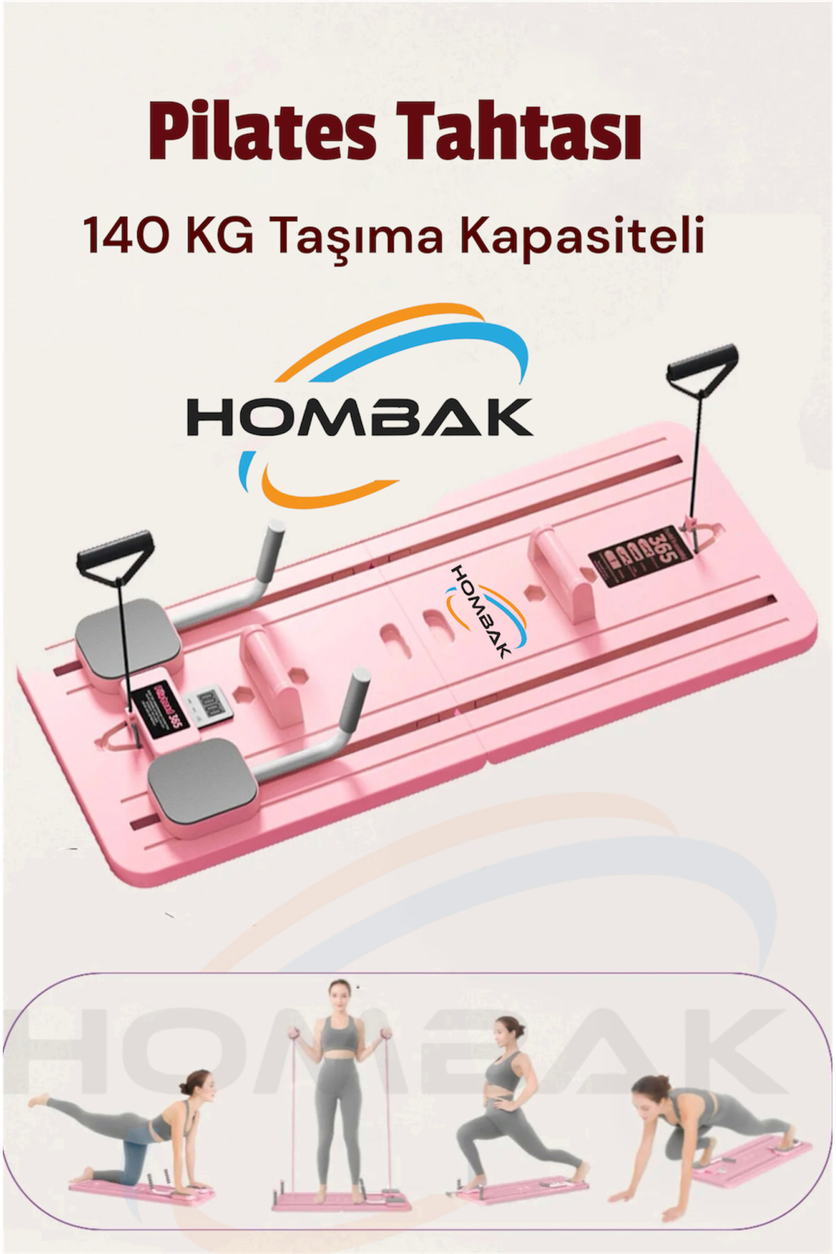 Hombak Çok Amaçlı Pilates Egzersiz Aleti, Pilates Reformer, Pilates ...
