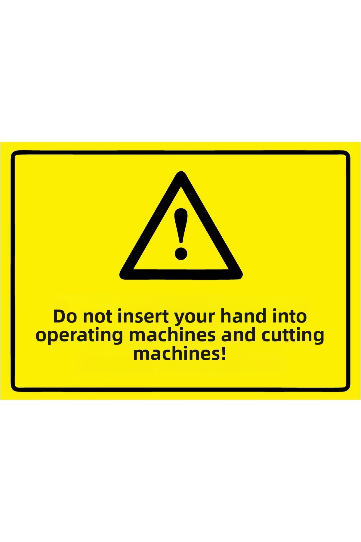 ZiPrinter Don'T Put Your Hand in the Machines and Cutting Machines! Isg ...