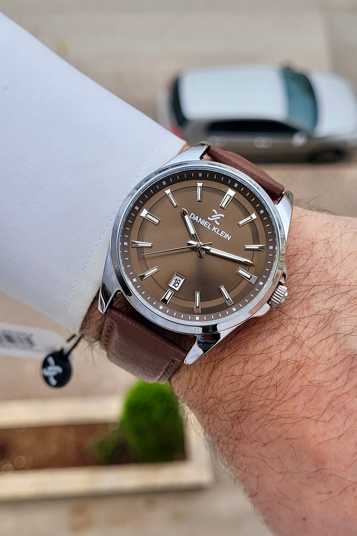 Daniel Klein Kasası Silver Kordonu Kahverengi Renk 24 Ay Garantili 42 ...