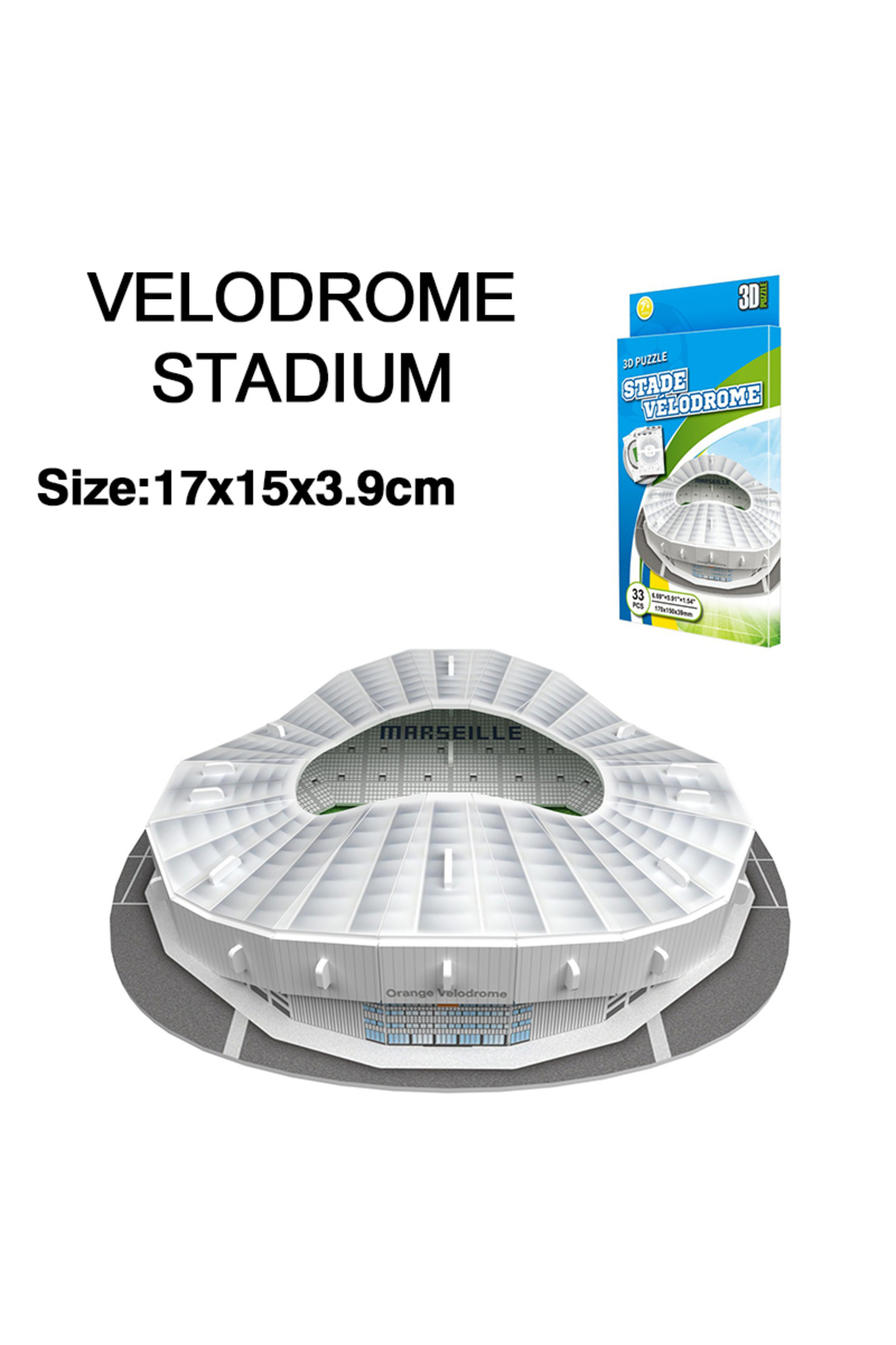 Choice 20616S 3D Paper Football Field Stadium Model Various Styles ...