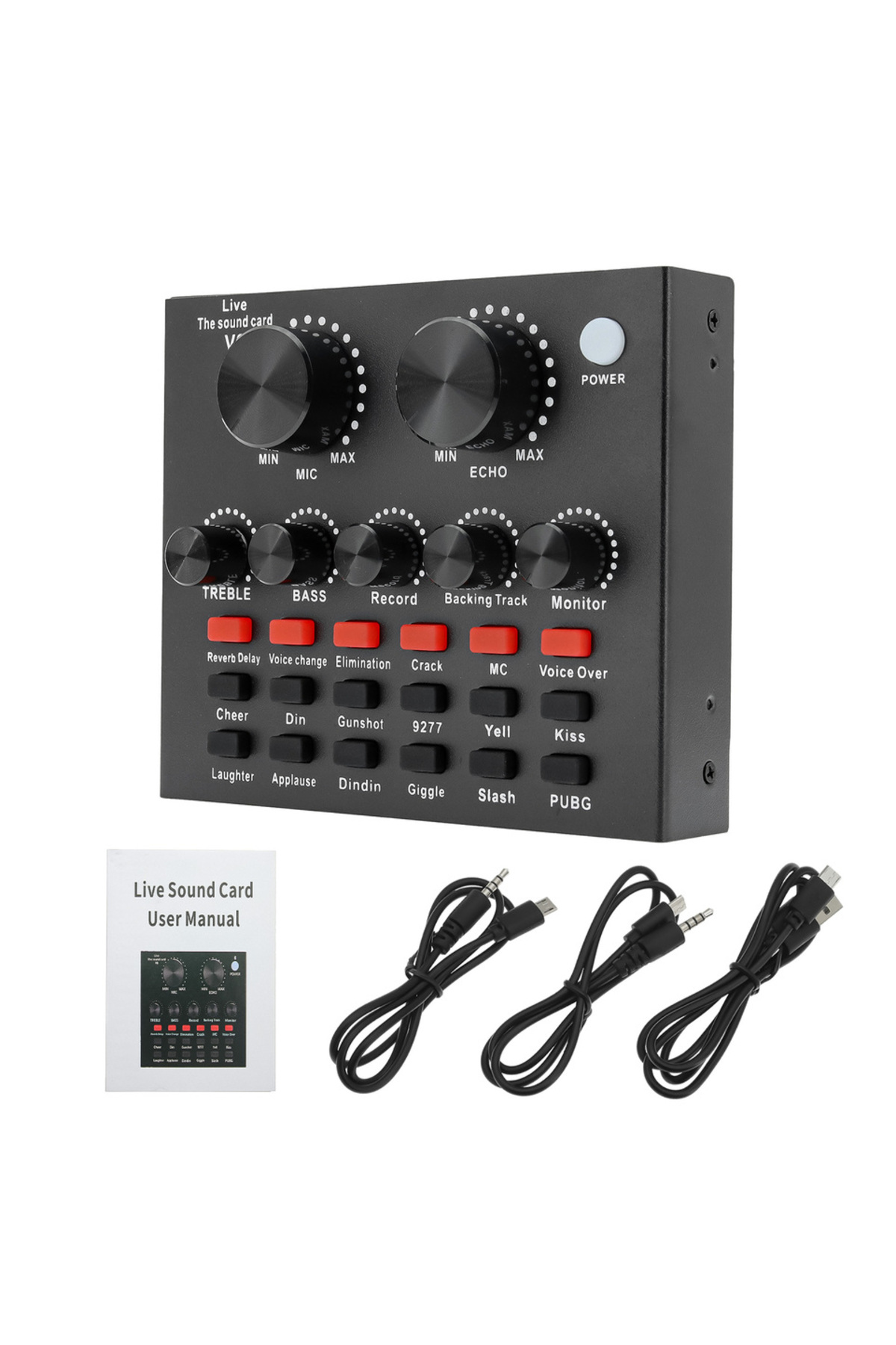 Choice V8 V8 Sound Card Voice Change Live Streaming Singing Karaoke ...