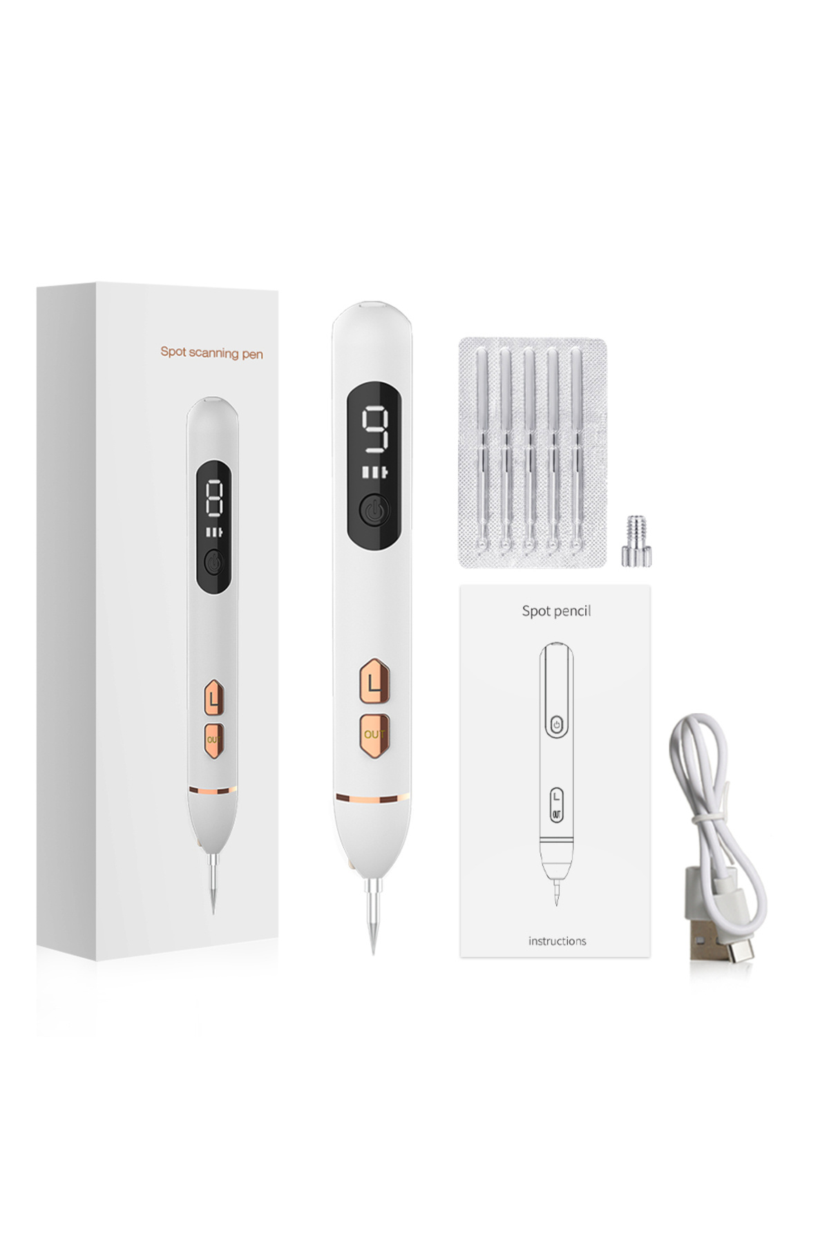 Choice White Laser Plasma Pen Skin Tag Remover Electric Mole Wart ...