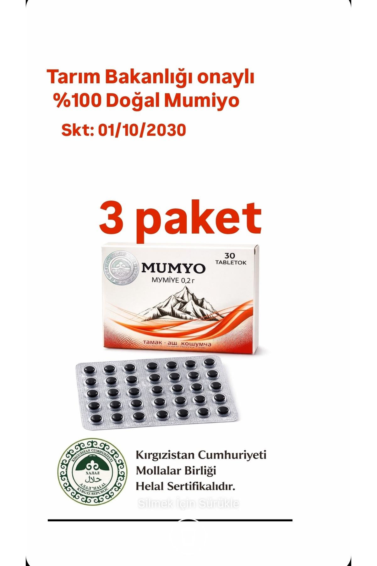 doğal mumiyo mumyo Doğal Mumiyo 3'lü Set - Fiyatı, Yorumları