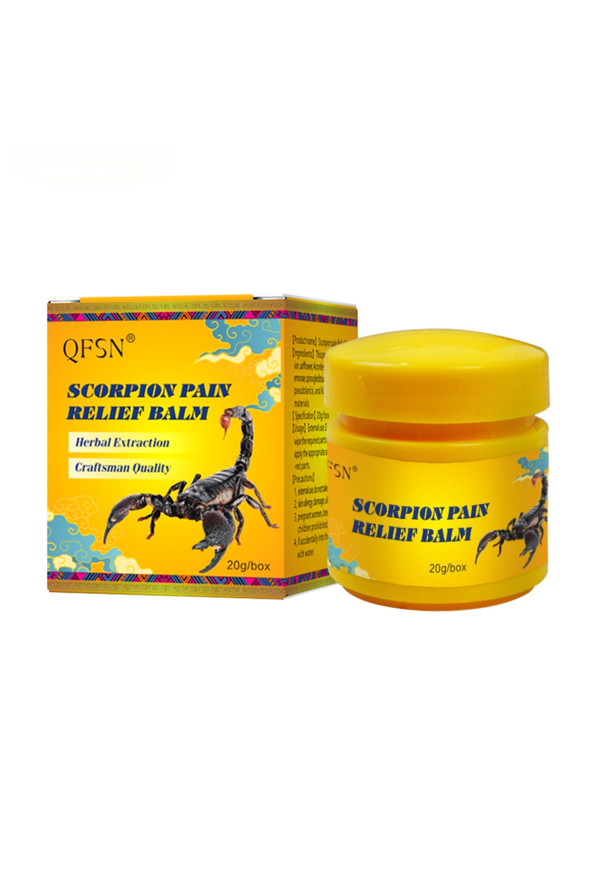 sanitayakı Scorpion Venom Analgesic Cream 20g – for Knees and Muscles ...
