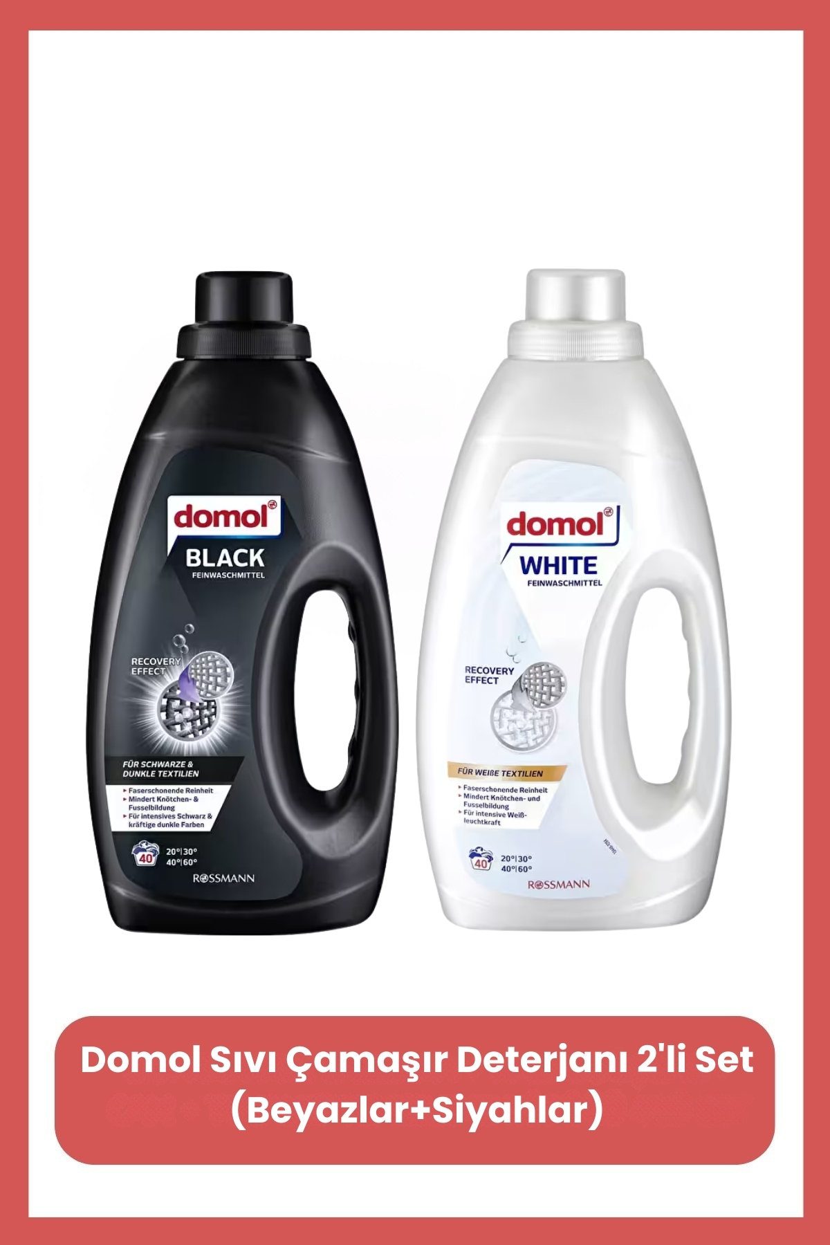 Domol Sıvı Çamaşır Deterjanı 2'li Set (Beyazlar+Siyahlar)1.5 Lt ...