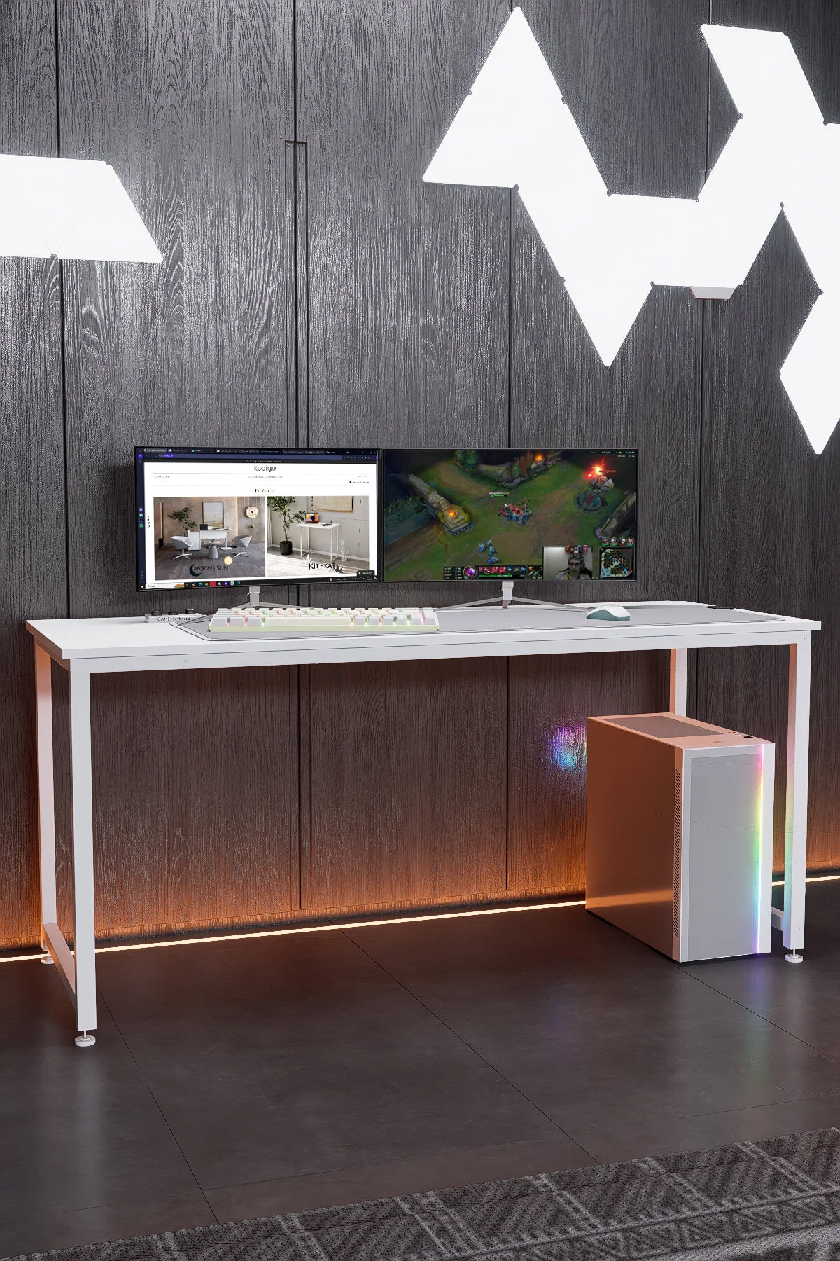 KODIGU 160x60cm Oyuncu Masası - Gamer Desk - Gaming Masa - Bilgisayar ...