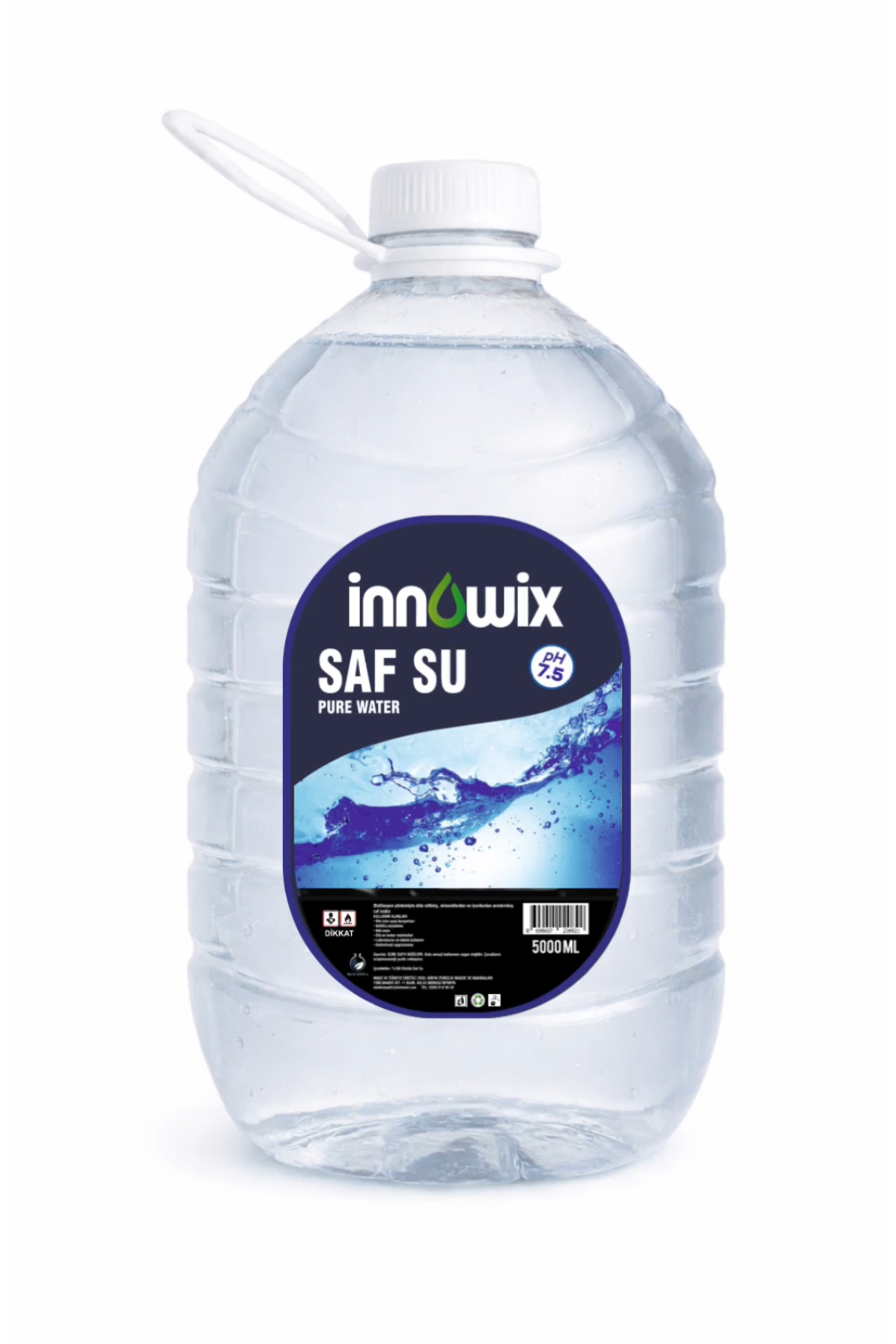 İNNOWİX Saf Distile Su 5 litre - Ütü, Akü, Radyatör, Akvaryum - Fiyatı ...