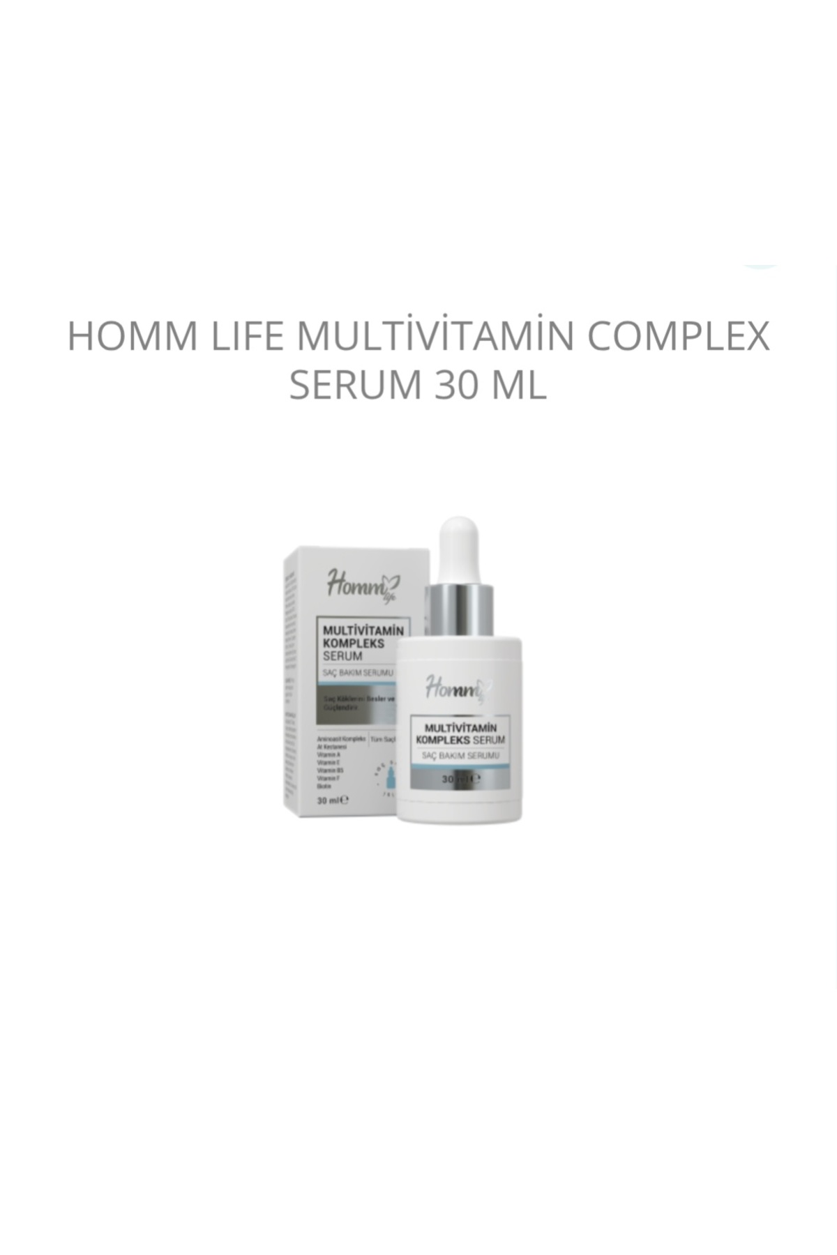 Homm Bitkisel HOMM LIFE MULTİVİTAMİN COMPLEX SERUM 30 ML - Fiyatı ...