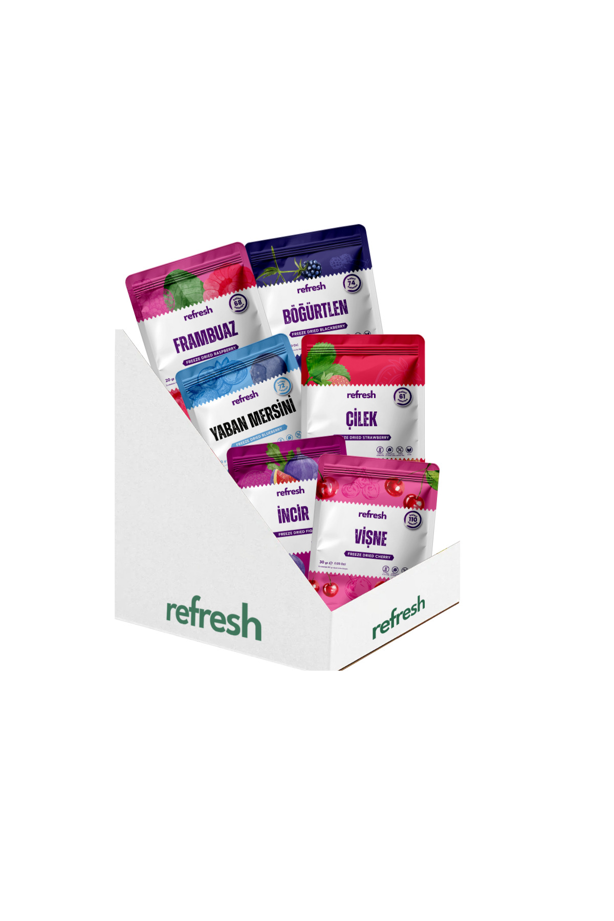 Refresh Chips Antioksidanı Yüksek Freeze Dry Kırmızı Meyveler - Fiyatı ...