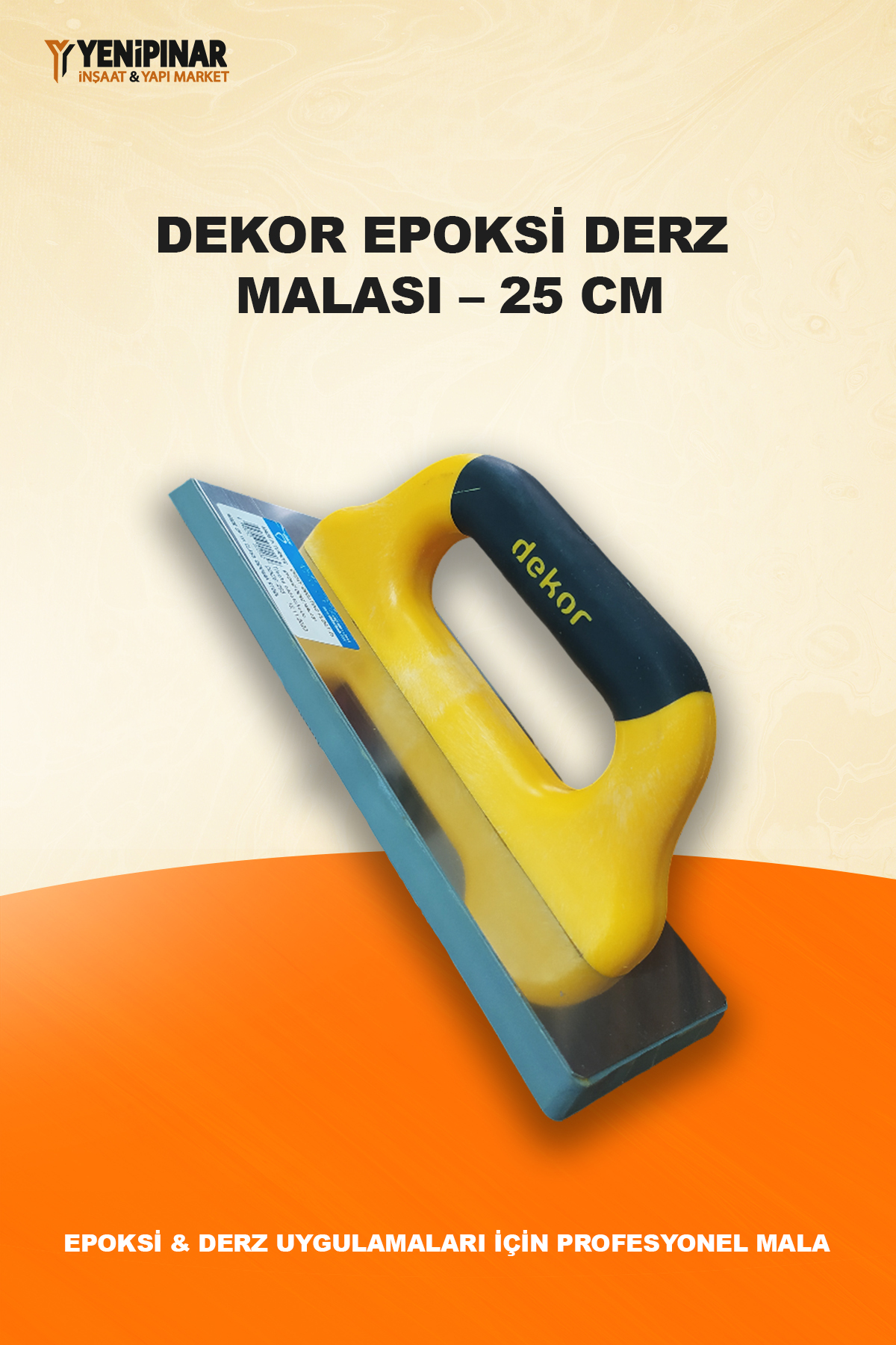 Dekor Epoksi Derz Malası – 25 cm | Epoksi & Derz Uygulamaları İçin ...