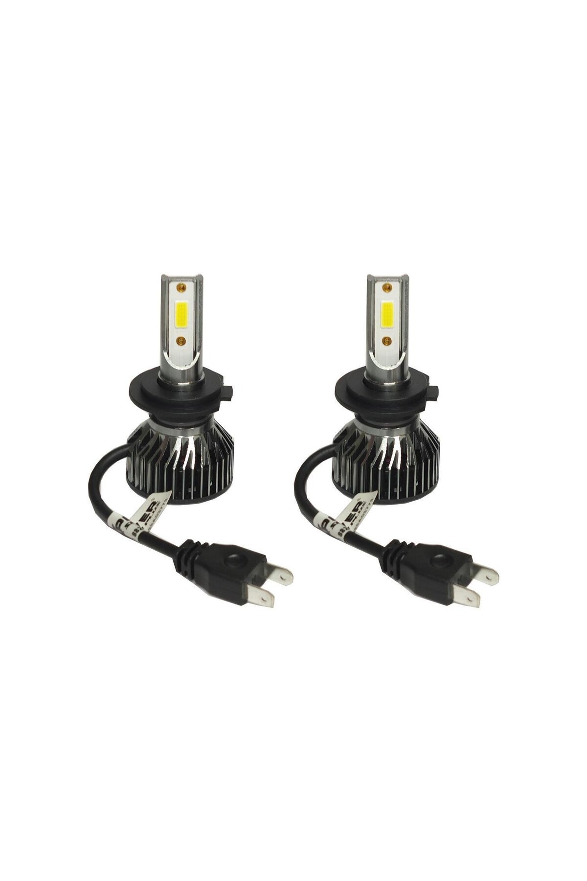 3 Tıkla MaxPower Skoda Fabia Çift Gözlü 2000-2021 H7 Kısa Far Beyaz Led ...