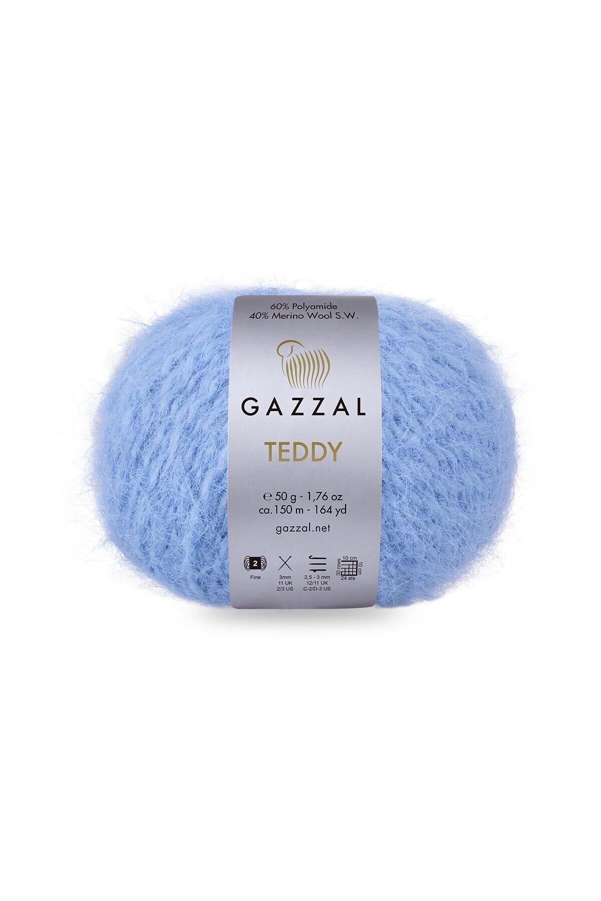Gazzal Teddy 5’li Avantajlı Paket %40 Merino Yün %60 Polyamid – 50 g ...