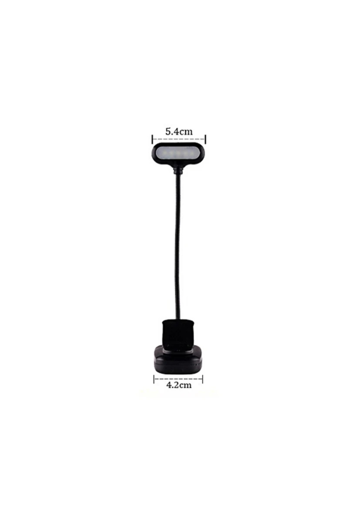 Choice A Adjustable LED Clip-On Desk Lamp Battery Powered Flexible ...