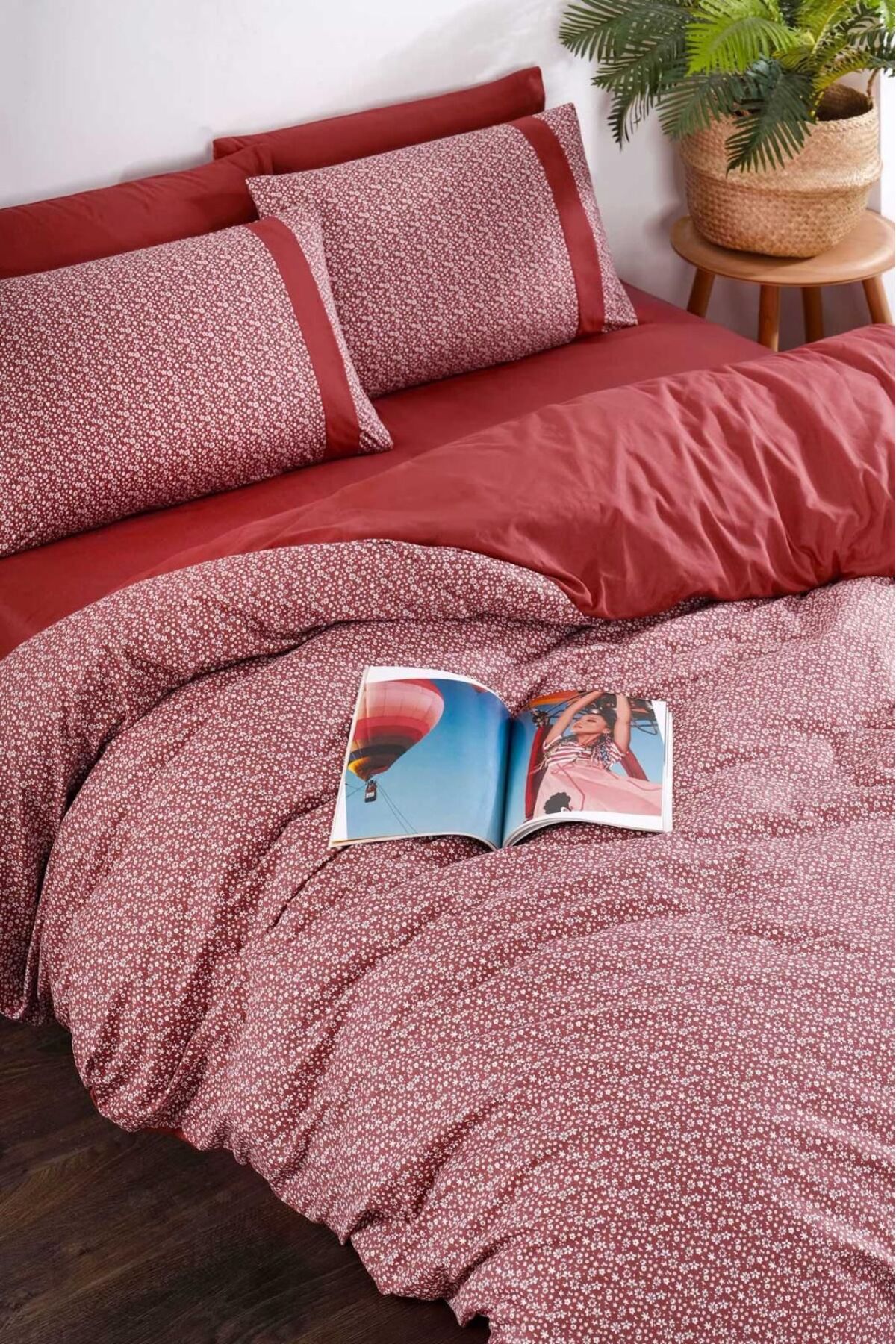 MaMi HoMe Çift Kişilik Lüx Nevresim Takımı Çiçekli - Fiyatı, Yorumları