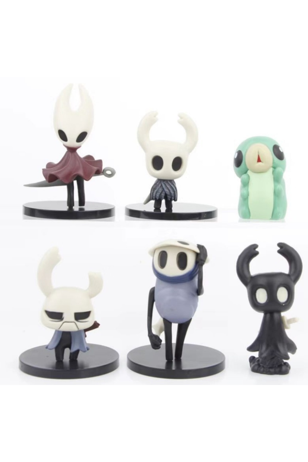 Choice A 6pcs/Set Hollow Knight Anime Game Figure Toy Silksong Sherma ...