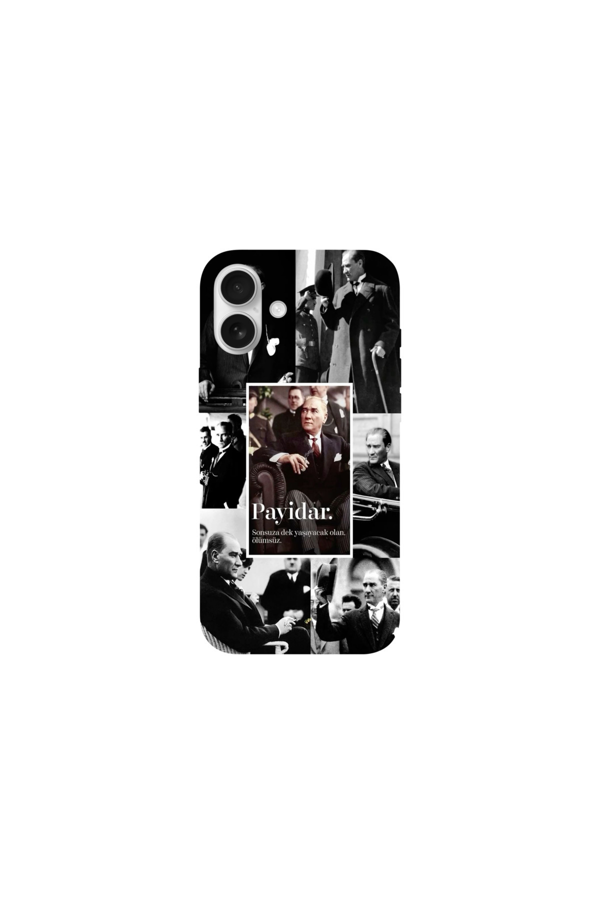 Bektas HomeOffice iPhone 16 İle Uyumlu Atatürk Desenli İçi Kadife ...