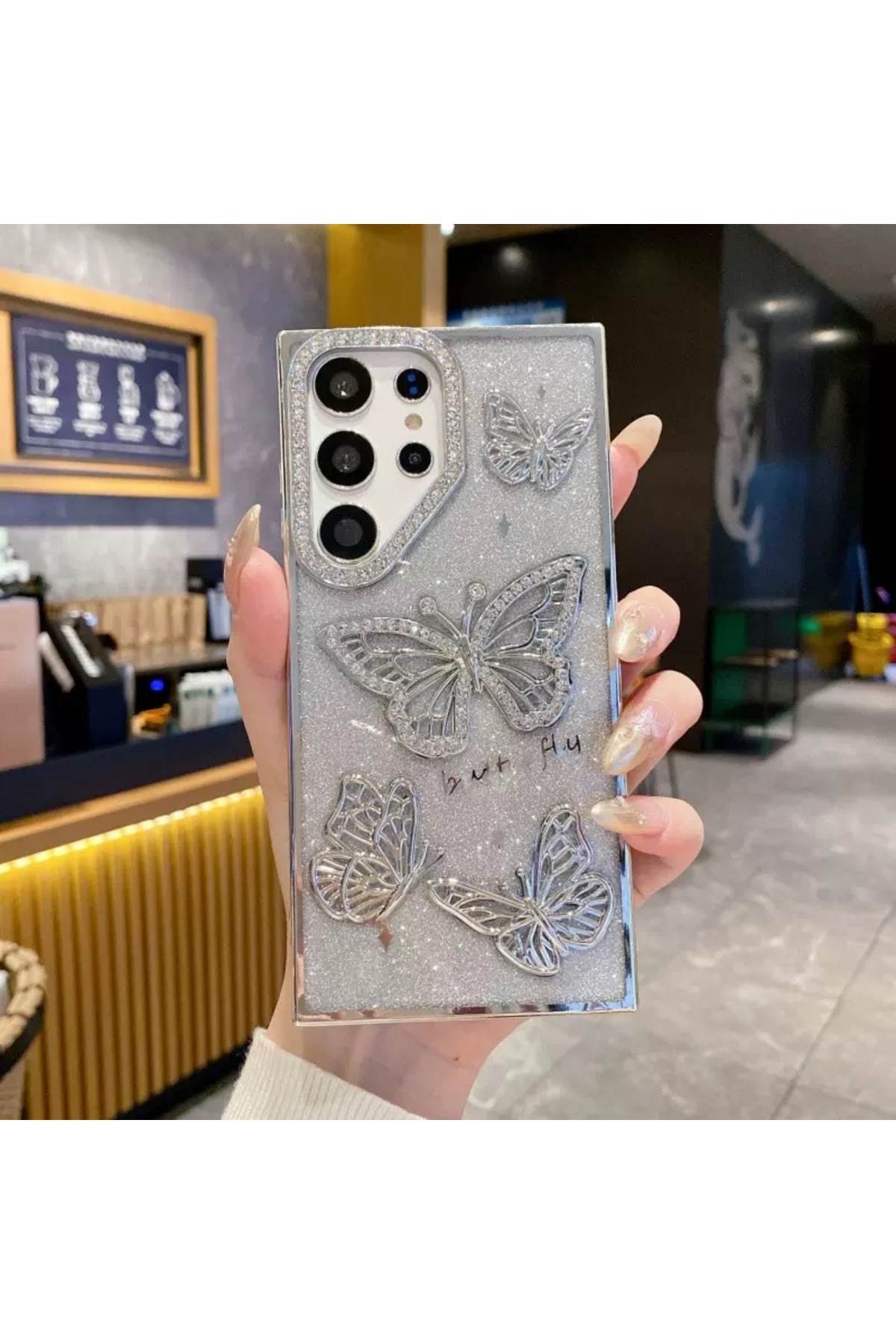 Goldie Case Samsung Galaxy A16 / A26 Uyumlu Düz Renkli Taşlı Darbe ...