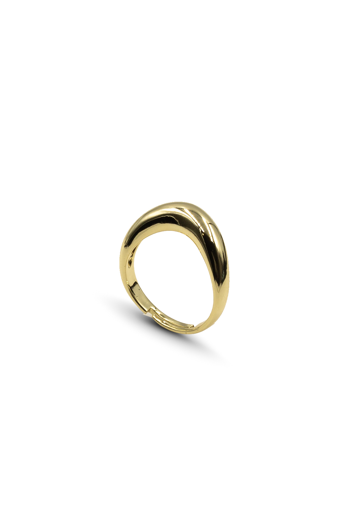 Sose Moda Dalgalı Model Ayarlanabilir Alyans Yüzük Gold Kararmaz ...