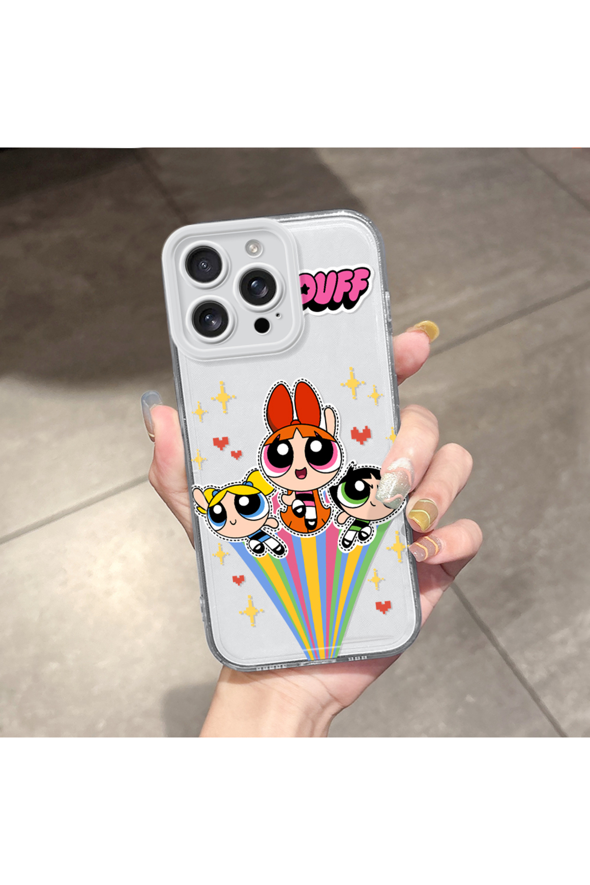 ucuc غطاء متوافق مع آيفون 16 برو ماكس مع حماية للكاميرا، شفاف ورفيع ...