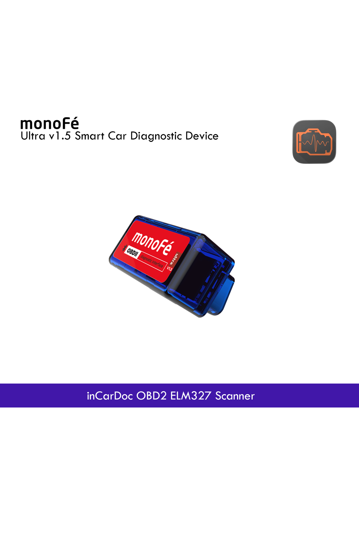 monoFe inCarDoc Ultra v1.5 OBD 2 Araç Tanı Cihazı - Fiyatı, Yorumları