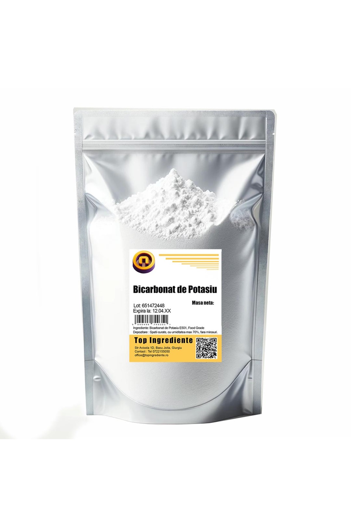 Top Ingrediente Bicarbonat de Potasiu E501 / Food Grade - 1KG- Trendyol