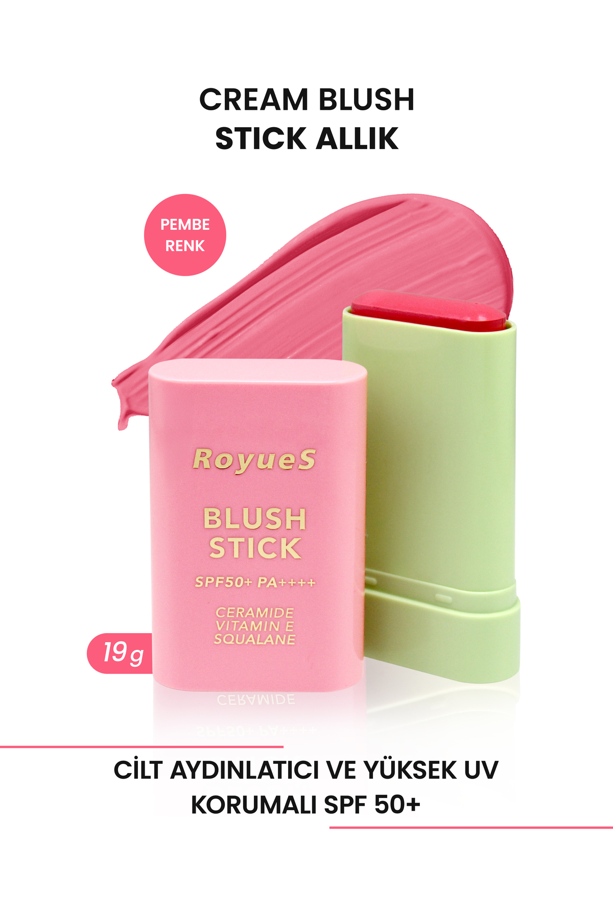 Royues Stick Krem Allık Nemlendiricili ve Yumuşak Formül Yüksek Pigment ...