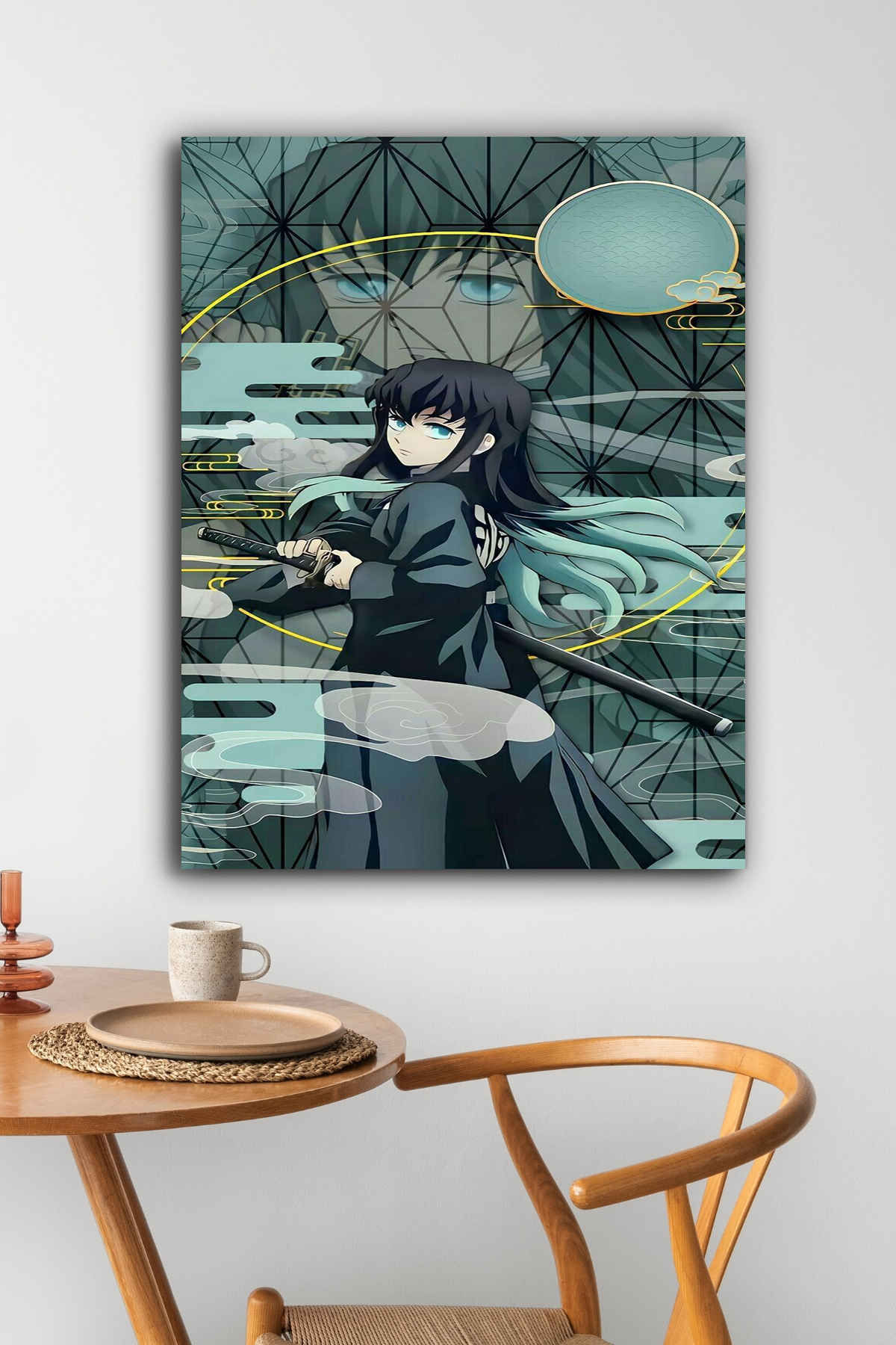 postercraft Demon Slayer Muichiro Tokito Art Modern Panel Tablo Poster ...