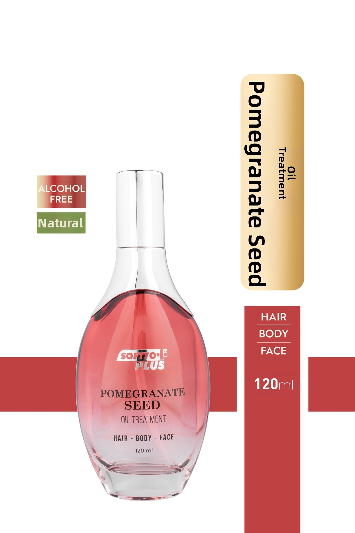 Softto Plus Pomegranate Hair, Face and Body Oil That Gives Skin Shine ...