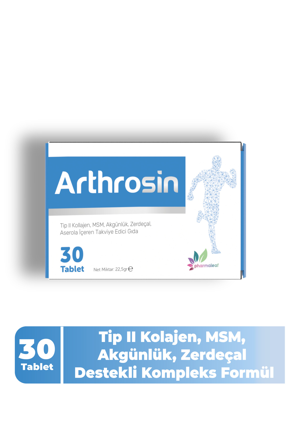 PHARMALEAF İLAÇ VE KOZMETİK Arthrosin 30 Tablet Kolajen Tip 2 MSM ...