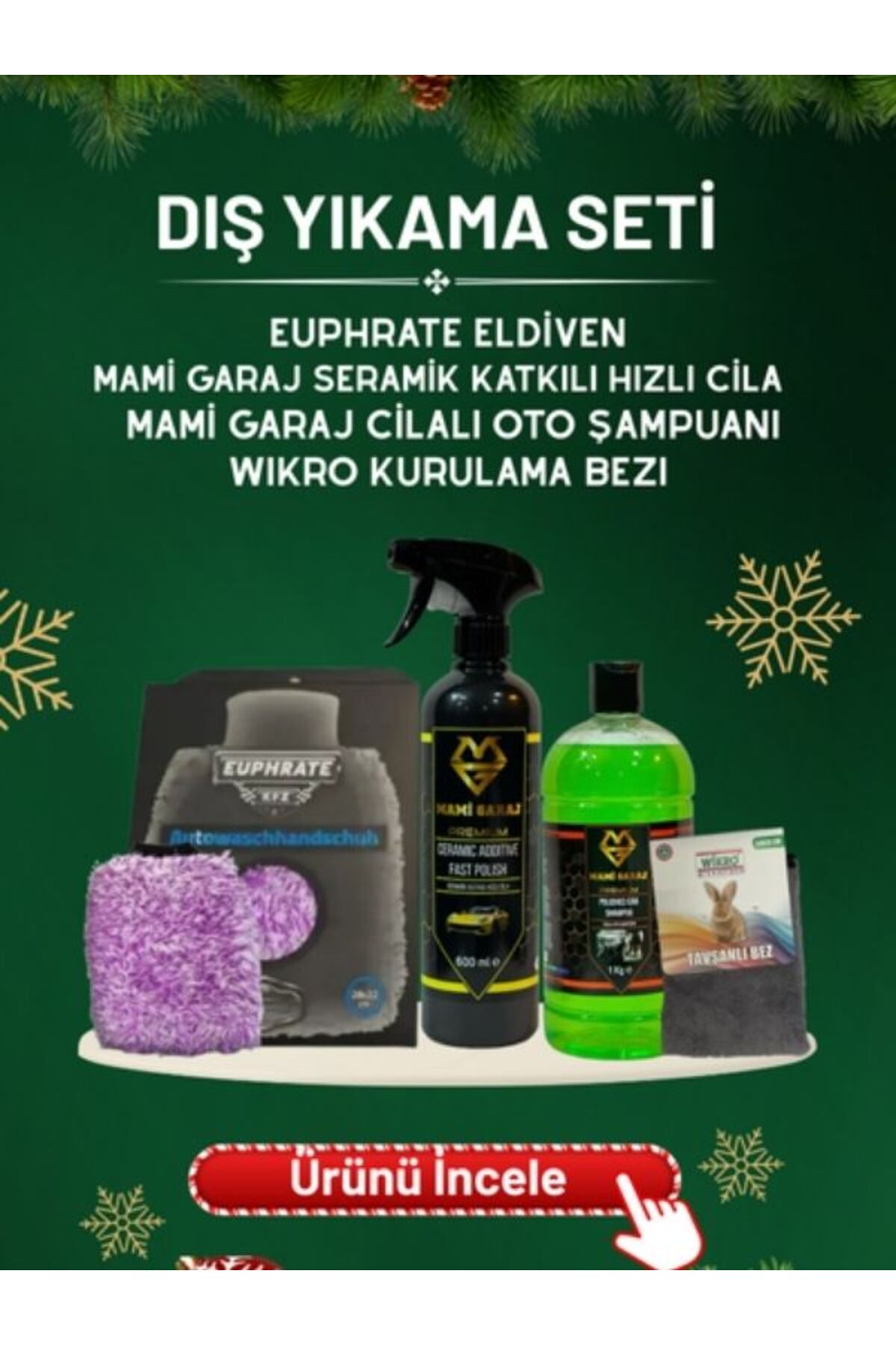 MAMİ GARAJ 4'LÜ ARAÇ DIŞ YIKAMA SETİ - Fiyatı, Yorumları