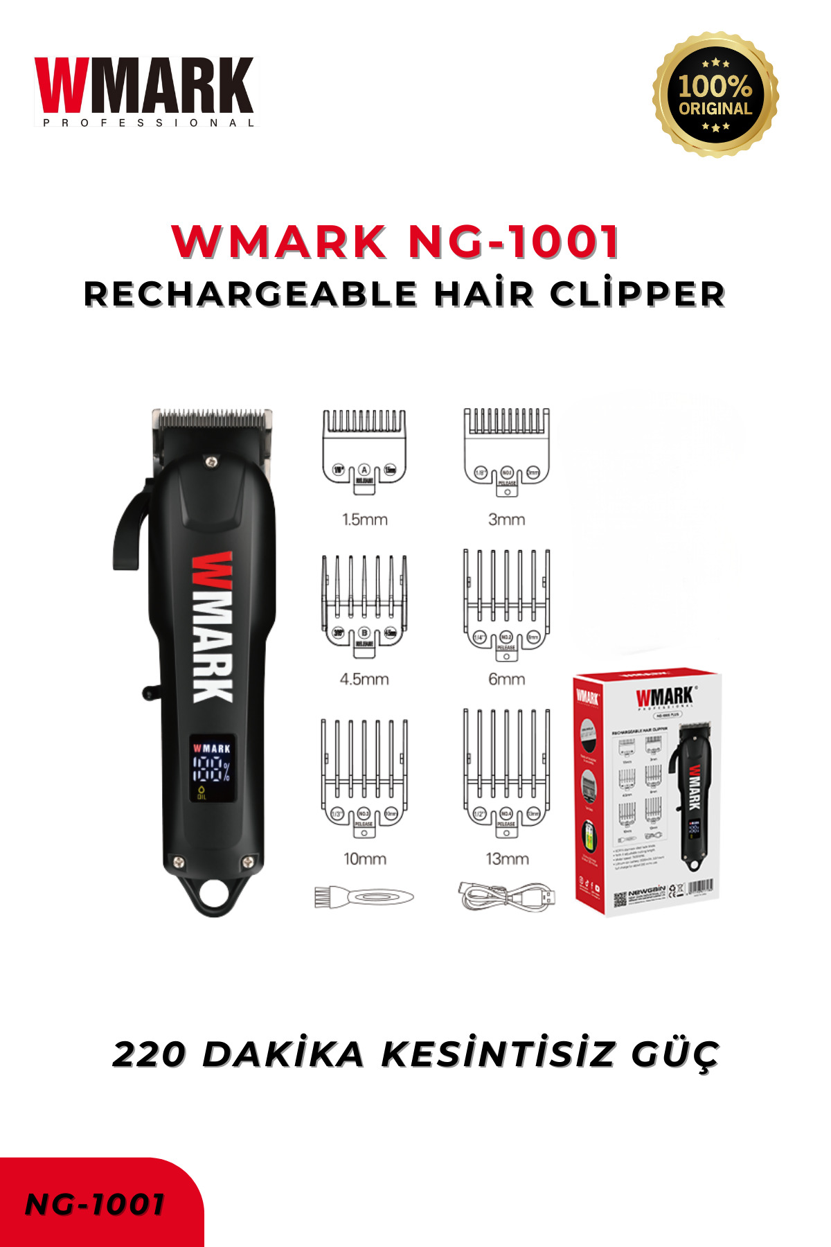 Wmark NG -1001 TIRAŞ MAKİNESİ -USB ŞARJ - Fiyatı, Yorumları