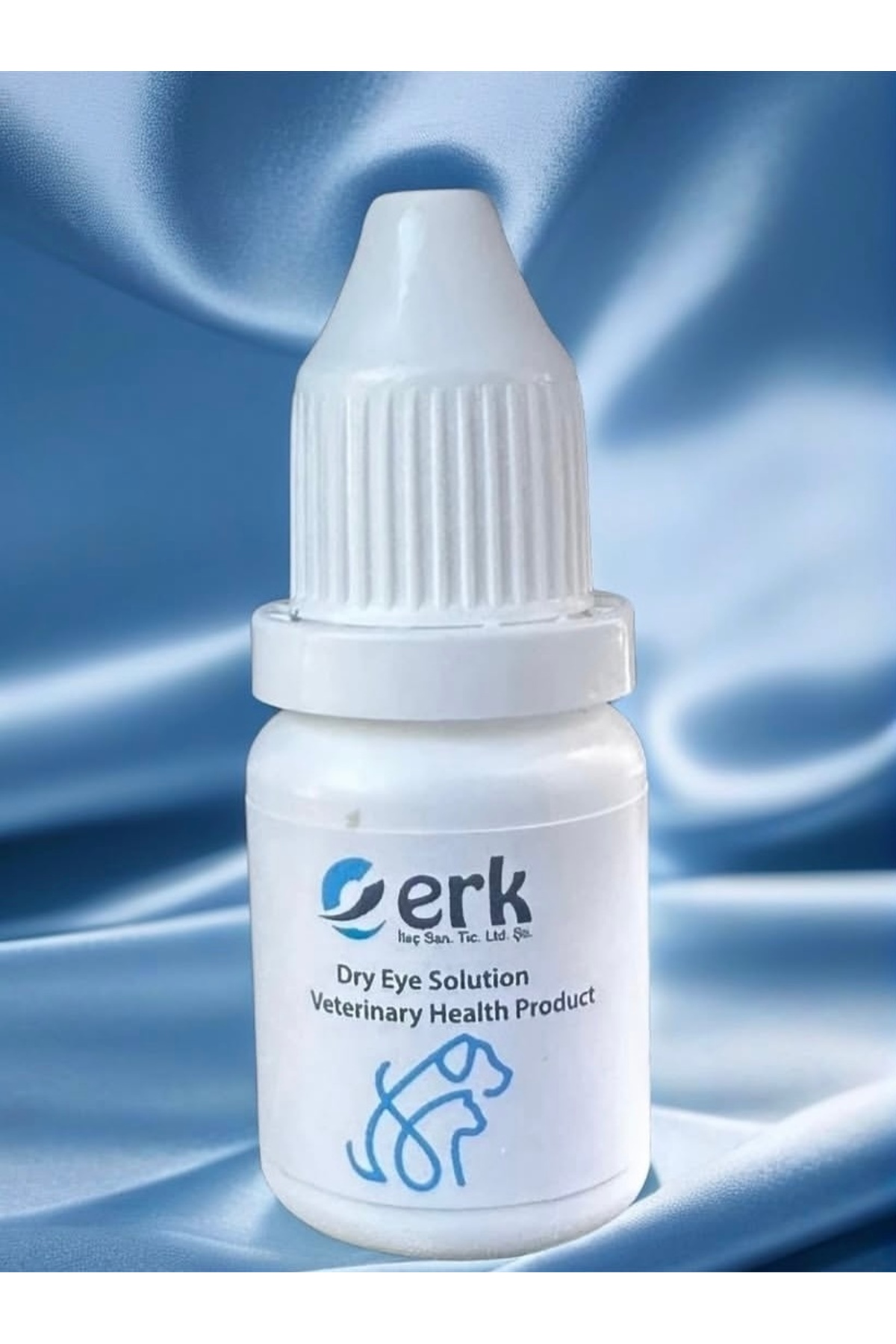 ERK DRY EYE SOLUTİON 10ML Göz Kuruluğu için Gözyaşı Damlası Kedi ve ...