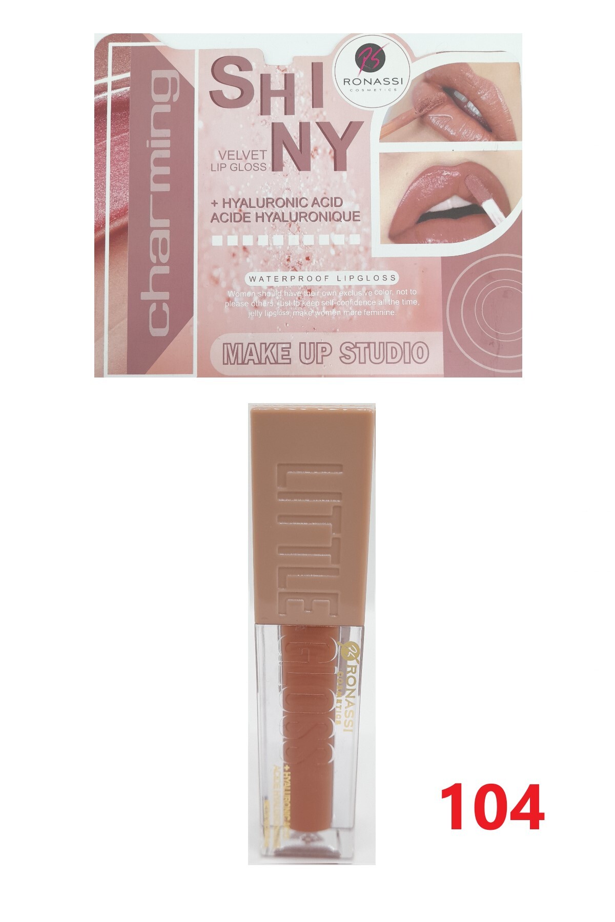 RS Ronassi Cosmetics Velvet Shiny +Hyaluronic Acid Lipgloss Parlak ...