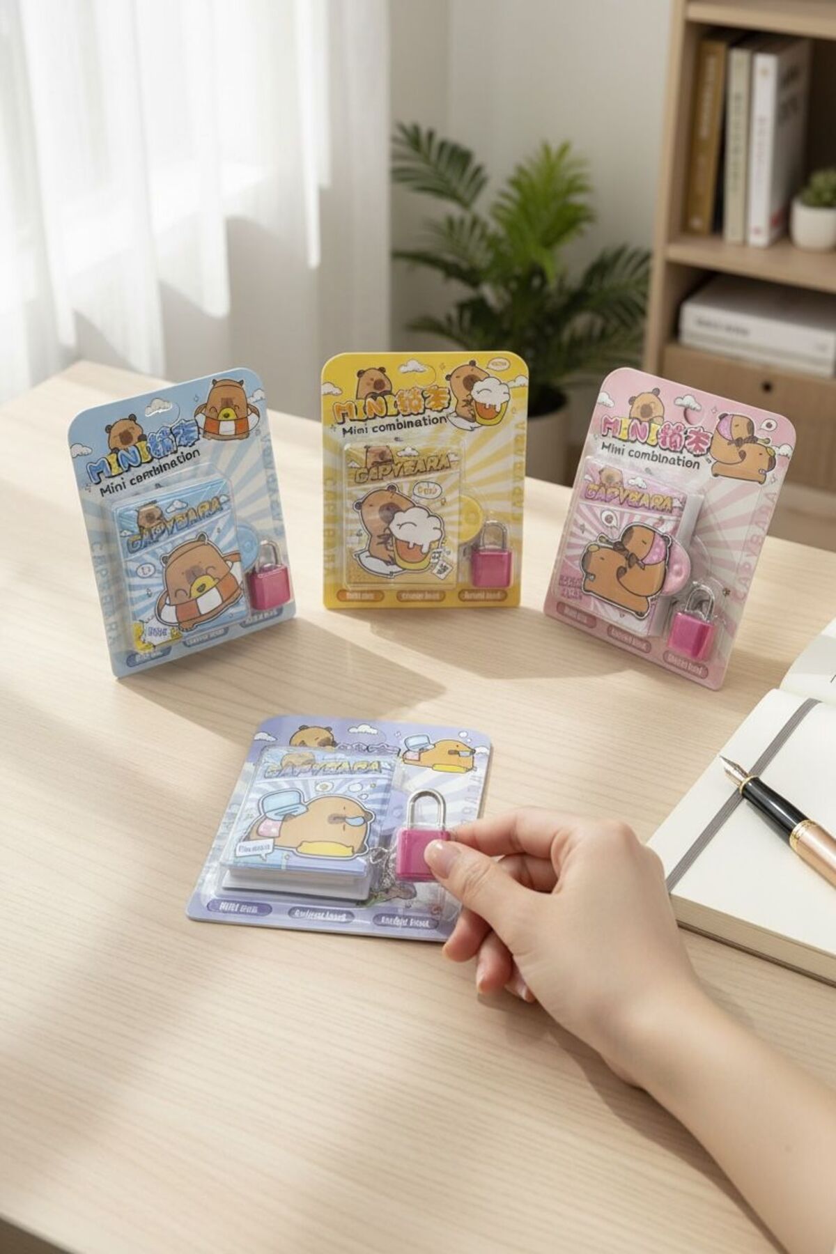 Çınar CAPYBARA POFUDUK MİNİ KİLİTLİ NOT DEFTERİ (2 Lİ SET) - Fiyatı ...