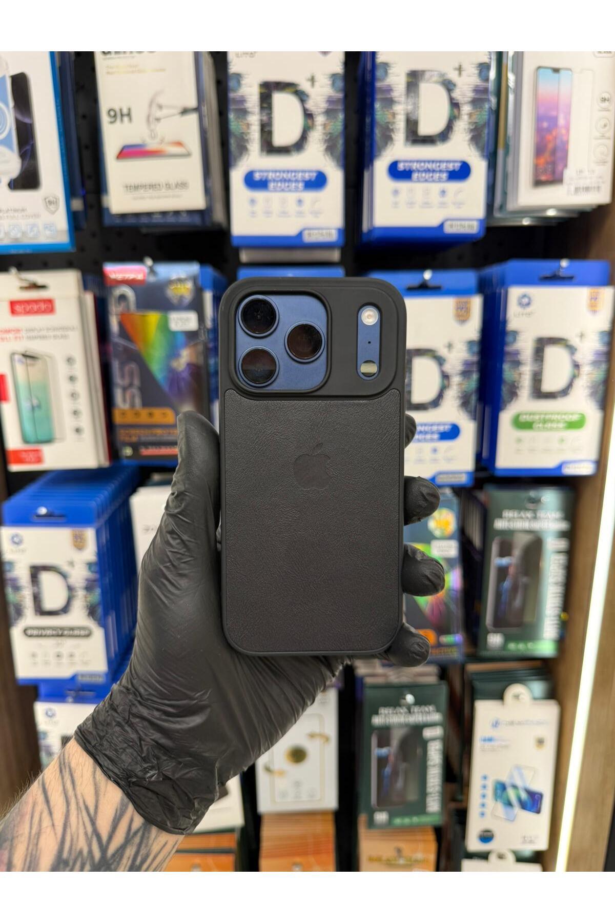 SOYLU MİX İphone 17 Pro Logolu Lansman Deri Magsafe Hızlı Şarj Destekli ...