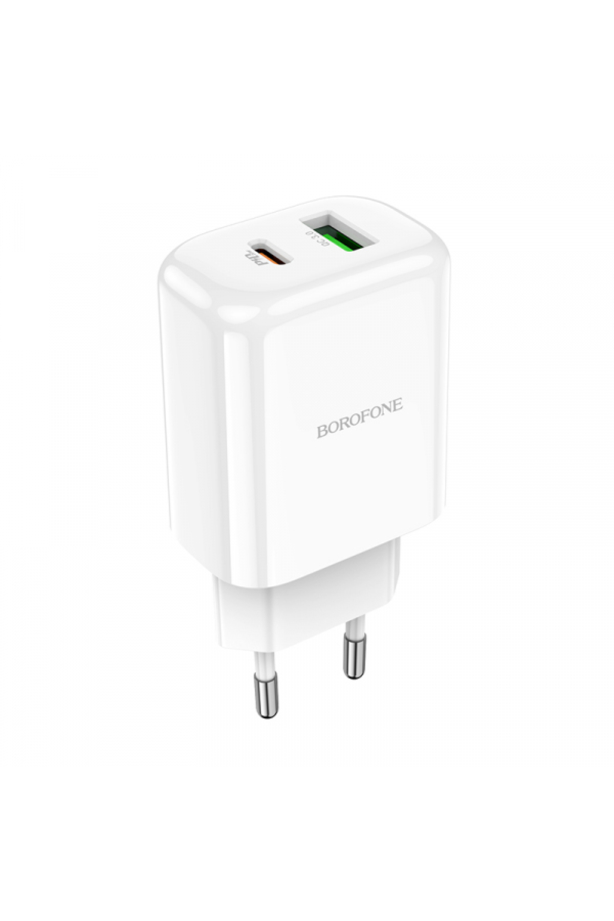 Borofone BBN4 Potential Power Adapter, 20W, 3A, 1 x USB-A - 1 x USB-C ...