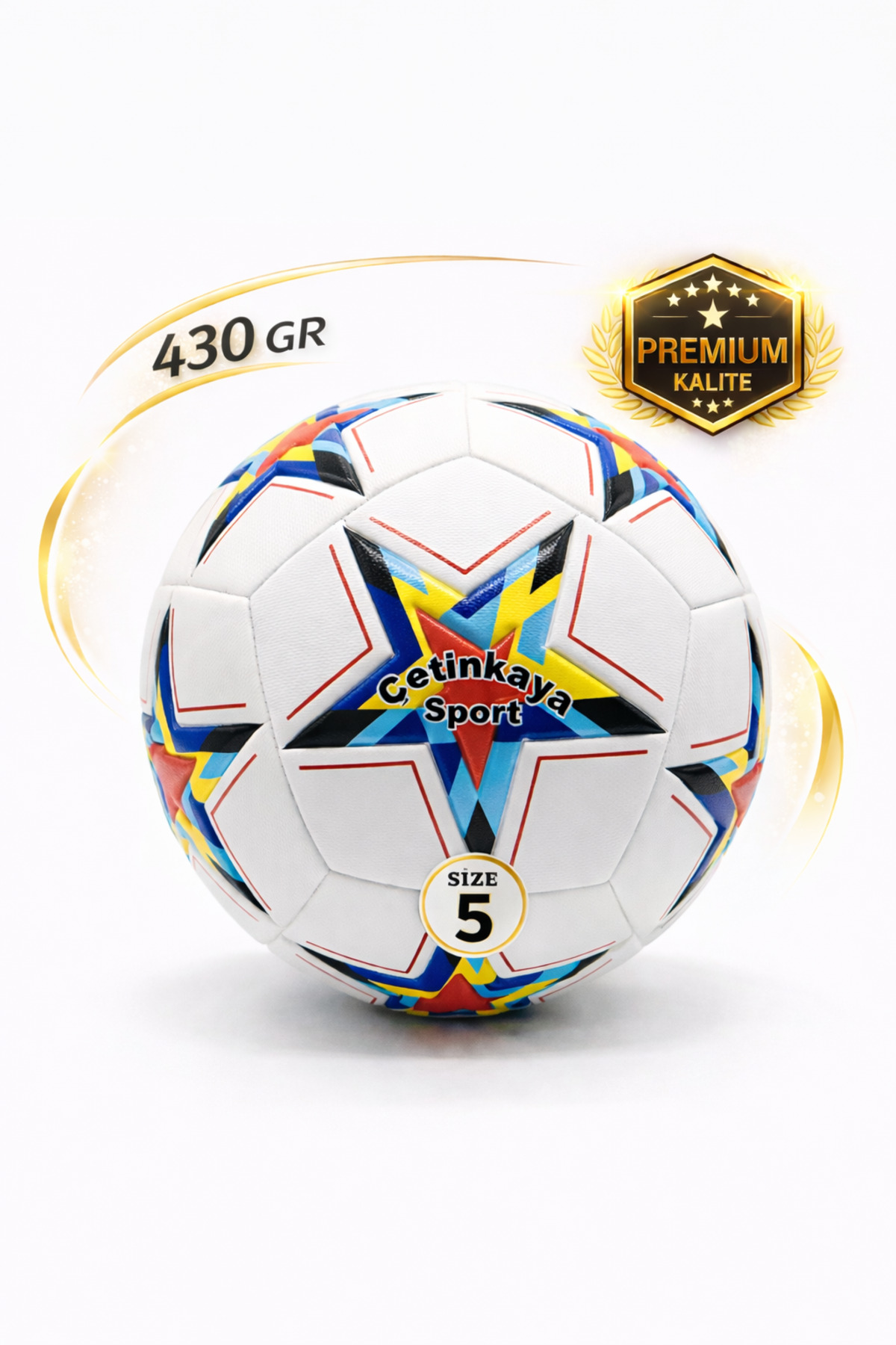 Canland Çetinkaya Sport 5 Numara Futbol Topu Dayanıklı Dikişli Halı ...