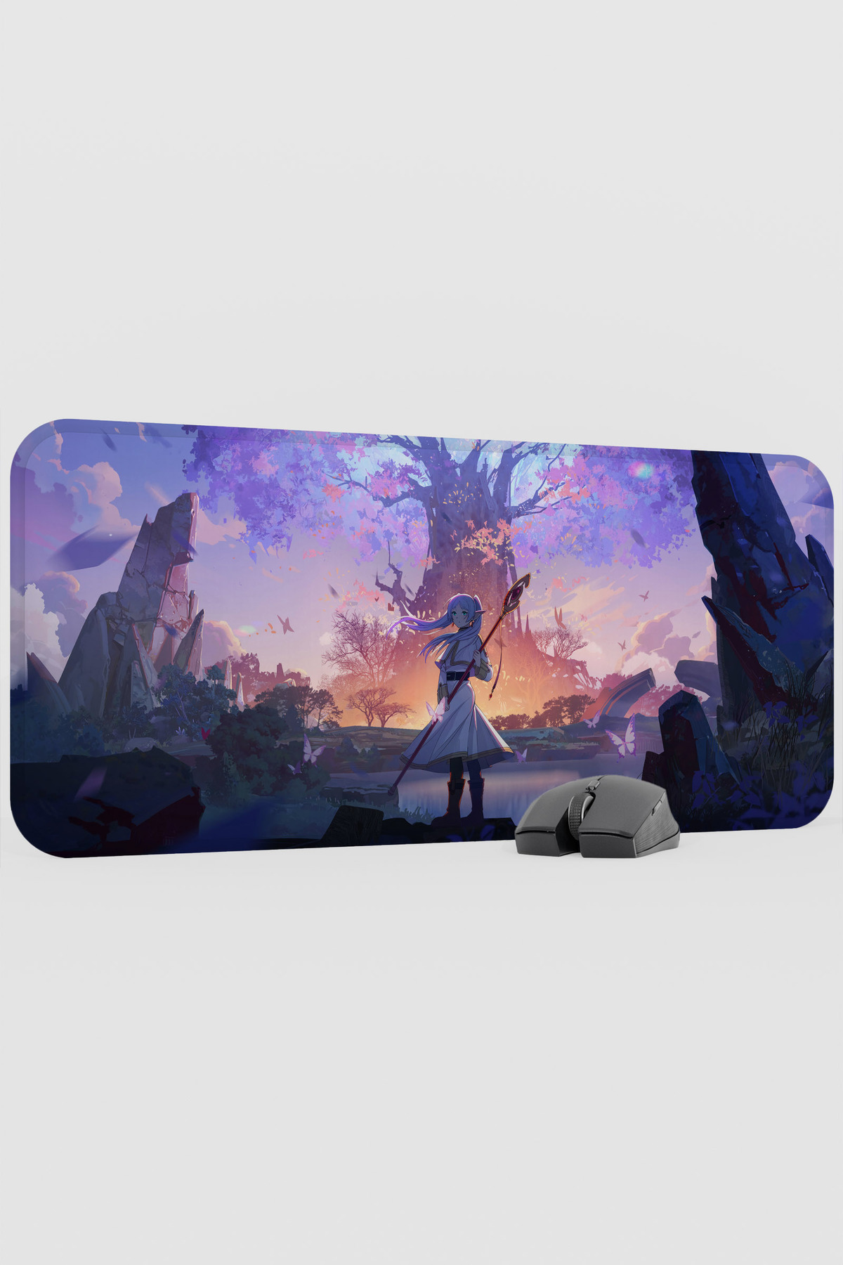 mousepad bastir Sousou no Frieren Anime V3 - 70x30 XL Gaming Kauçuk ...