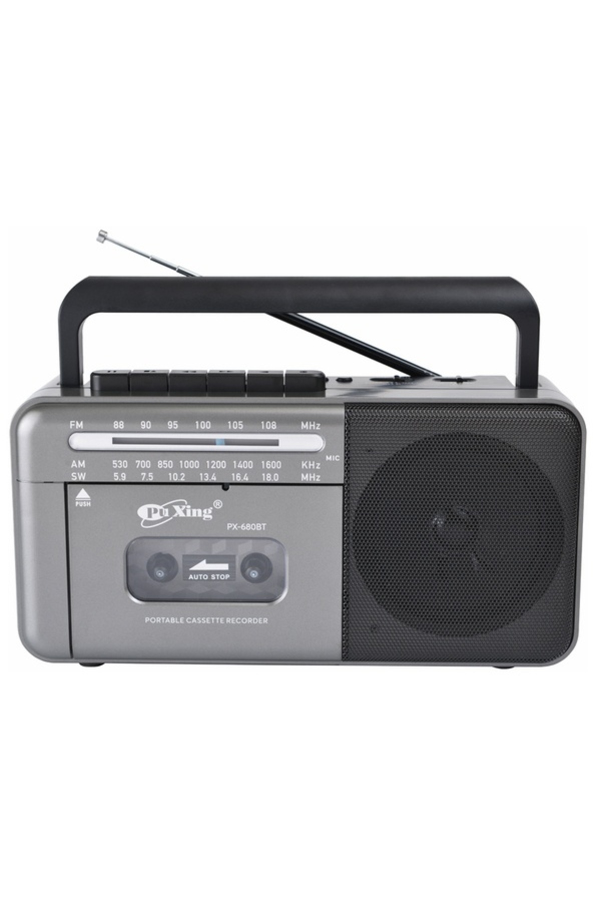 FLAGEN Retro Taşınabilir Kaset Çalar + FM/AM/SW Radyo Bluetooth & USB ...