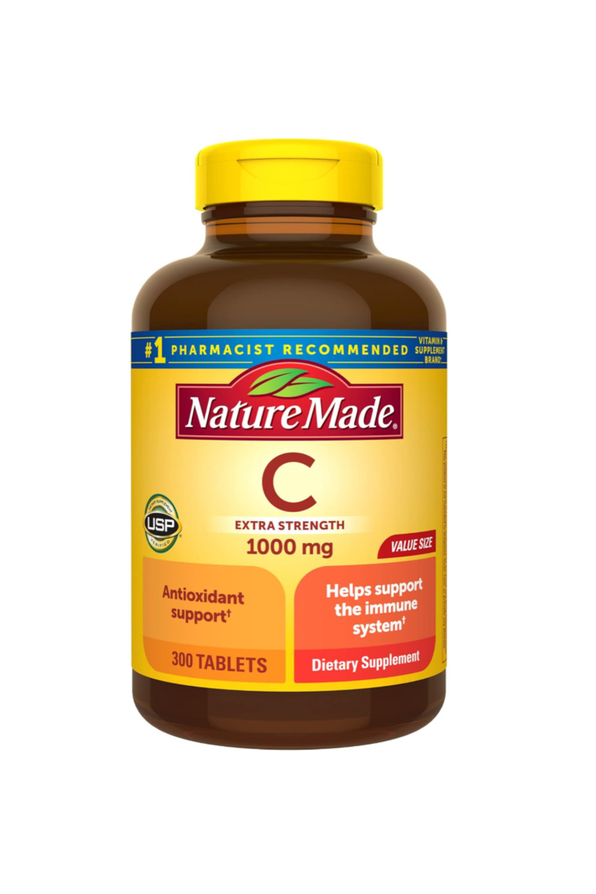 Nature Made Vitamin C 1000 mg Extra Strength, Supplement for Immune ...